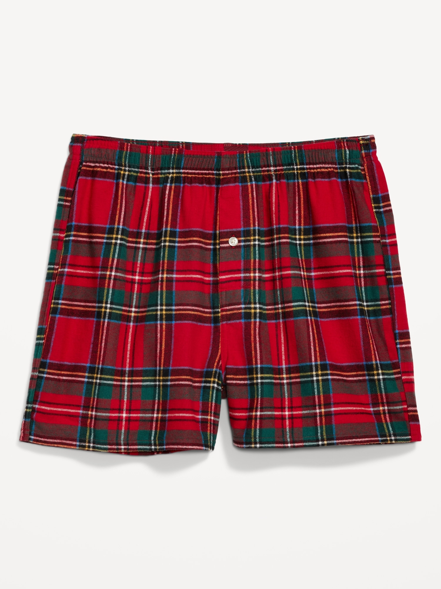 Matching Printed Flannel Pajama Boxer Shorts -- 3.75-inch inseam | Old Navy