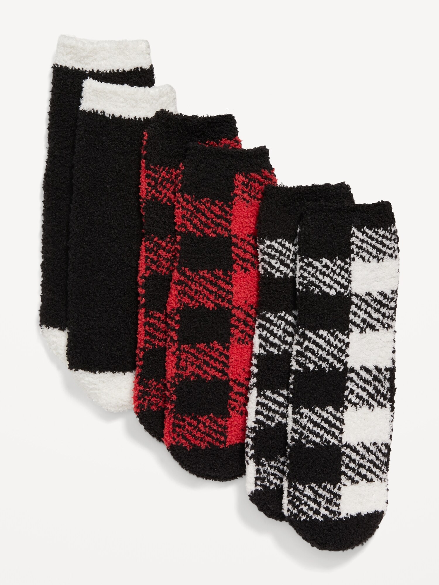 Gender-Neutral Cozy Crew Socks 3-Pack for Kids | Old Navy