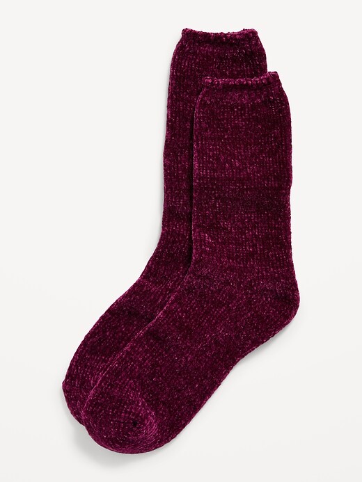 Cozy Chenille Crew Socks for Women | Old Navy