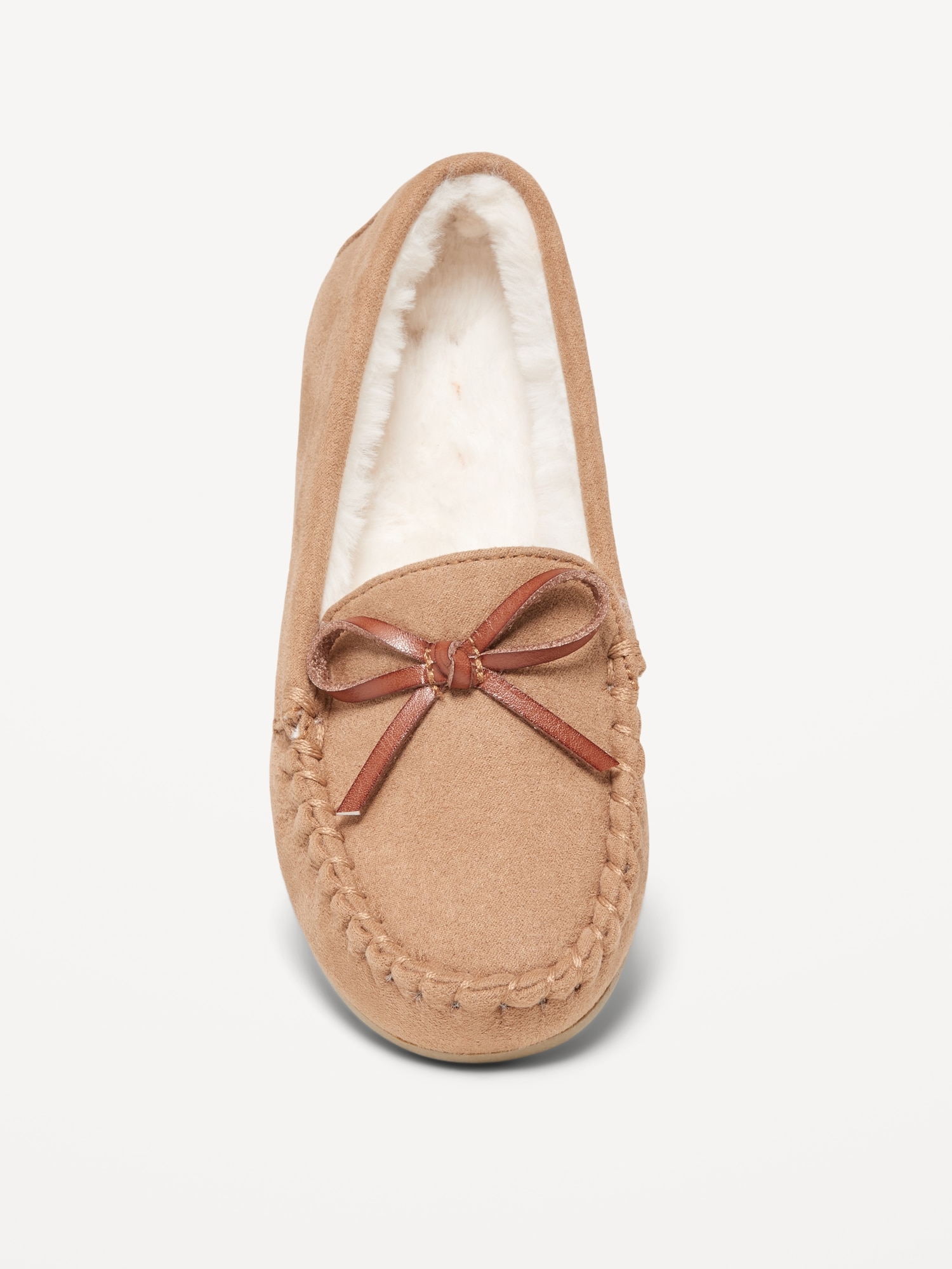 Unisex Faux-Suede Moccasin Slippers for Toddler | Old Navy