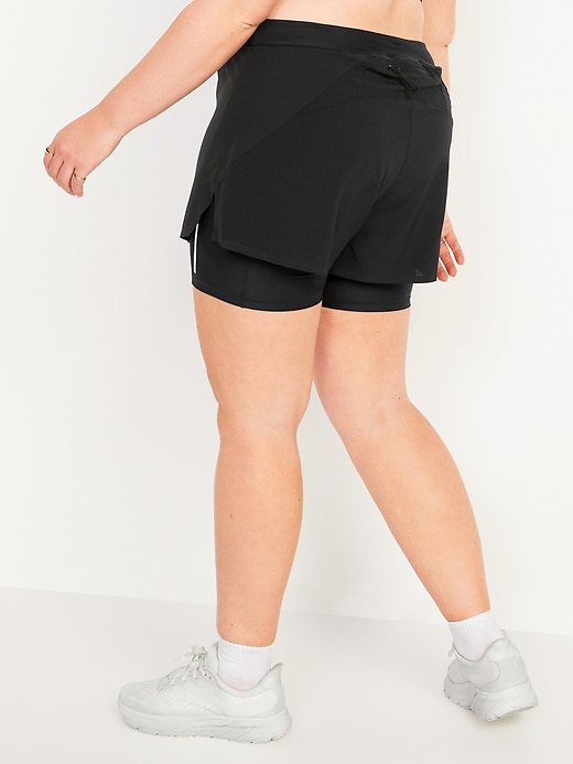 High-Waisted 2-in-1 StretchTech Shorts for Women -- 3-inch inseam | Old ...
