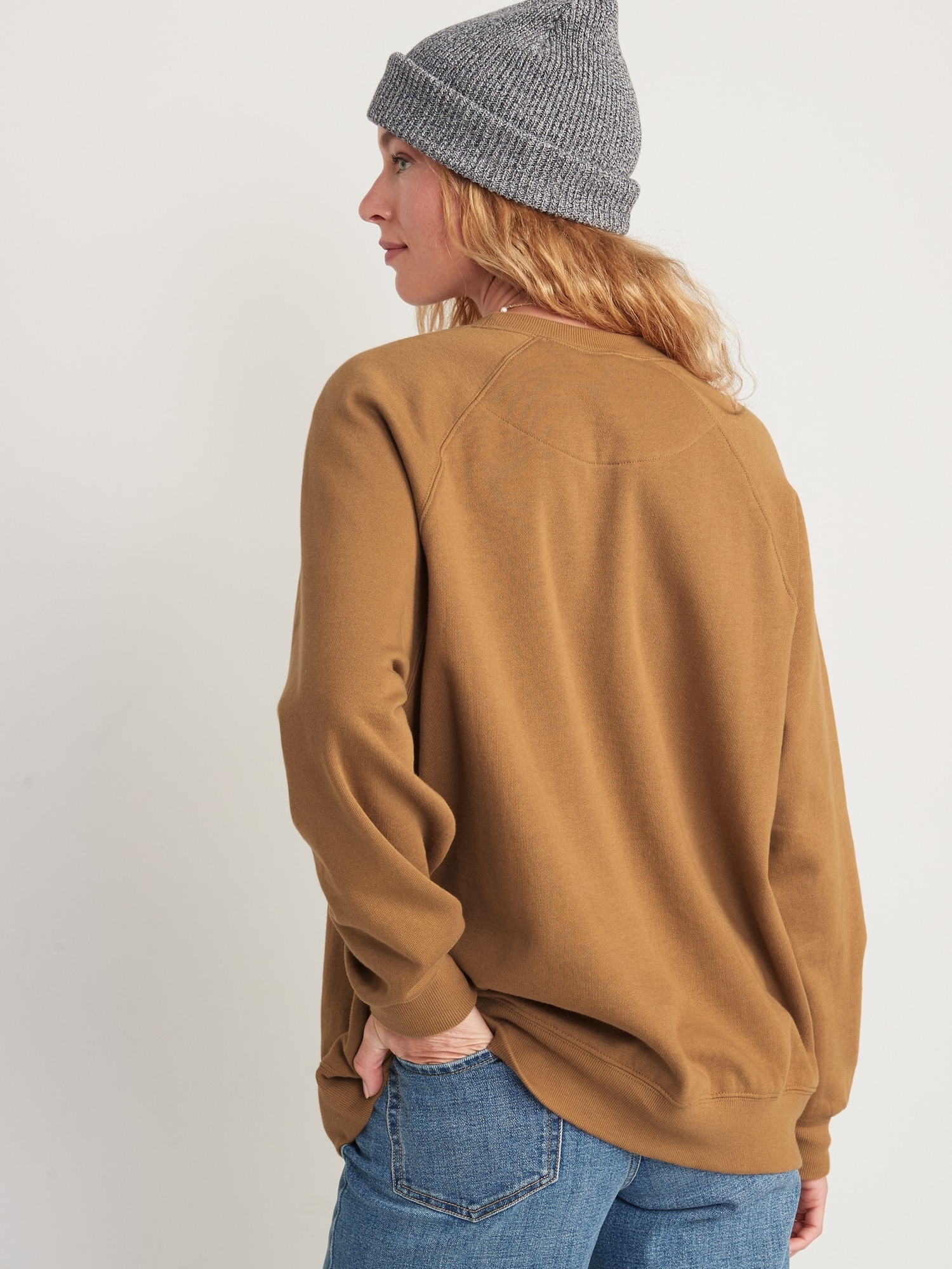 Oversized Vintage Tunic Sweatshirt for Women | Old Navy