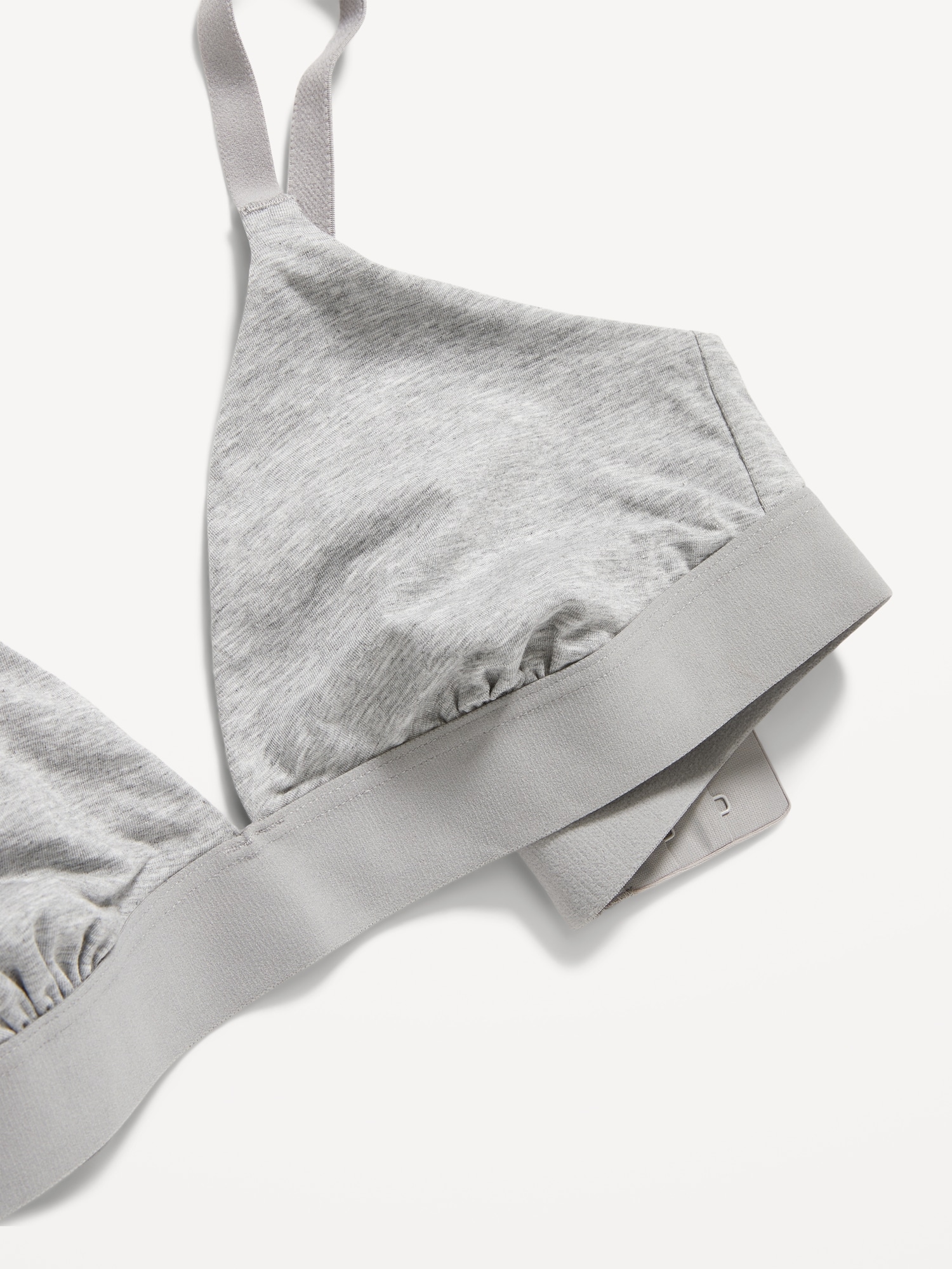 Supima® Cotton-Blend Triangle Bralette Top | Old Navy