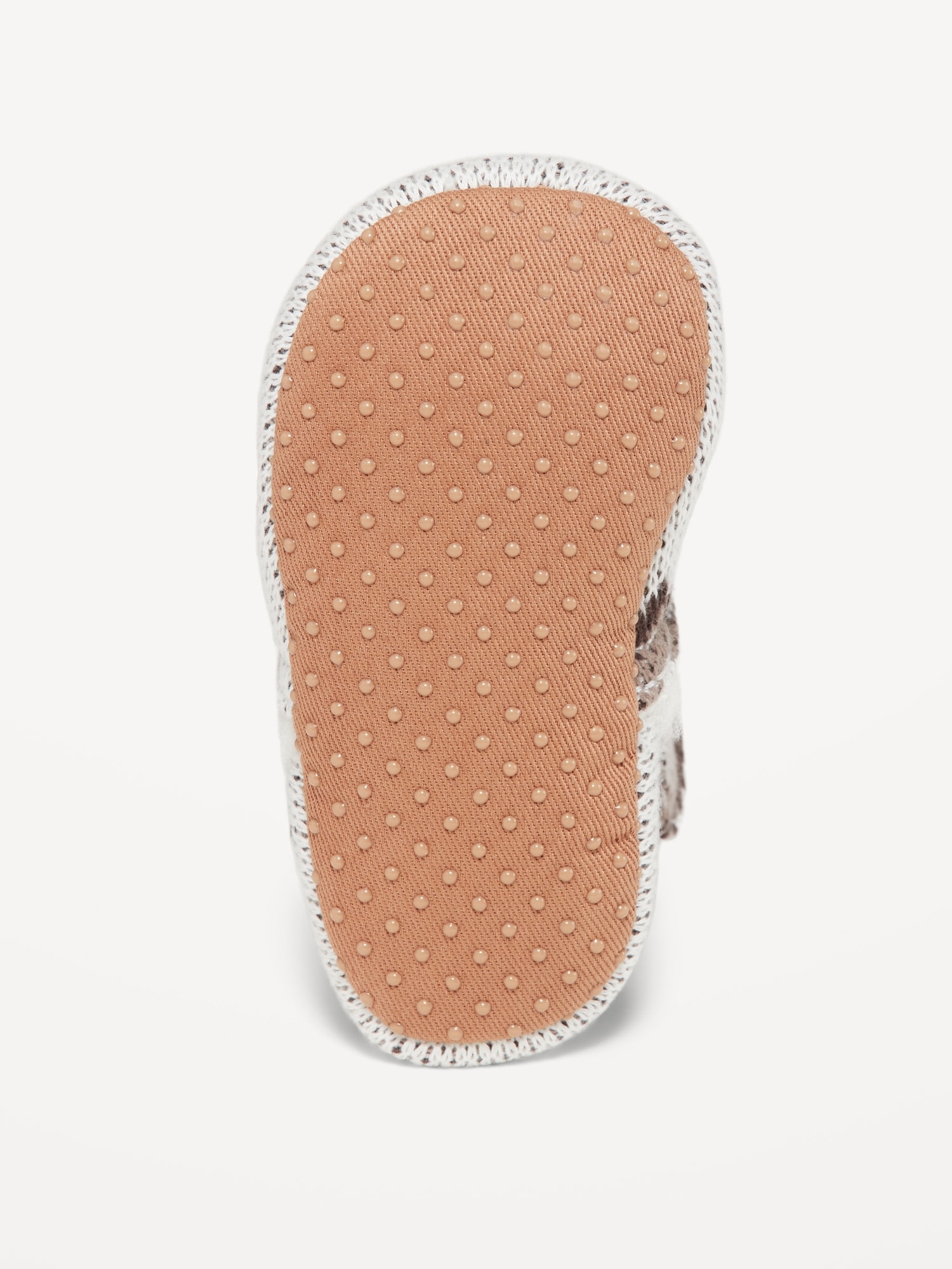 Unisex Sherpa-Lined Fair Isle Booties for Baby | Old Navy