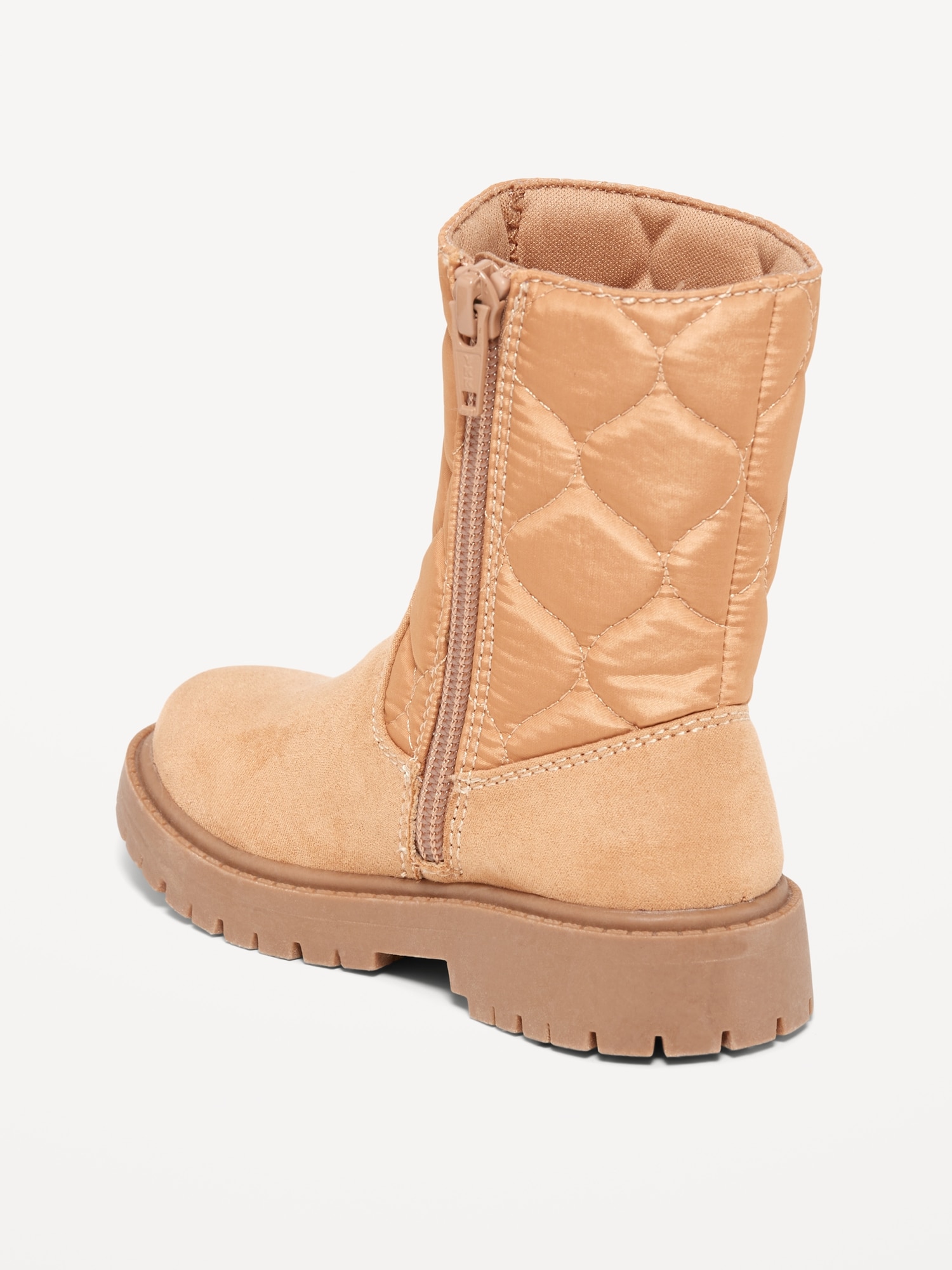 Quilted Mixed Material Boots for Toddler Girls | Old Navy
