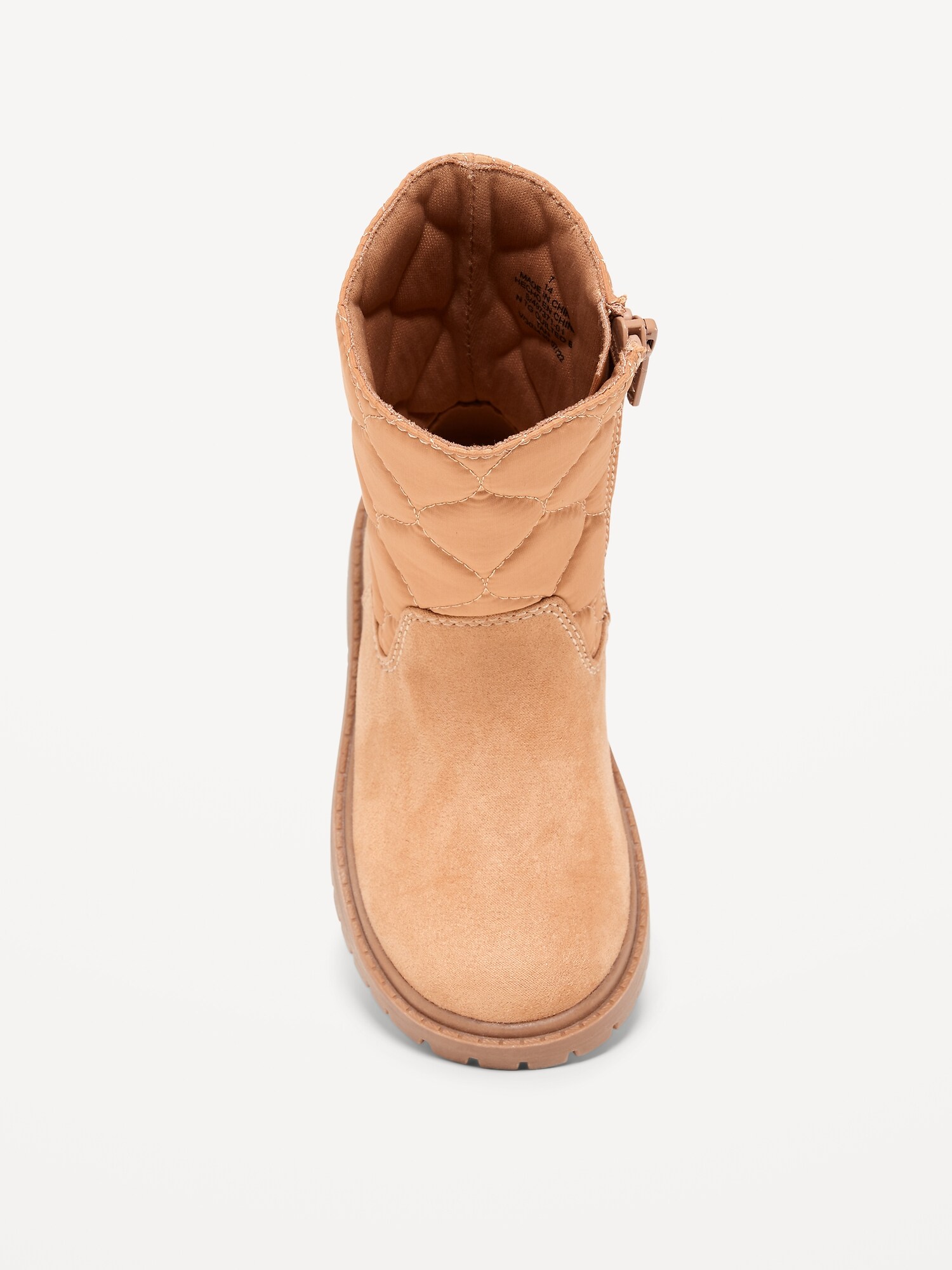 Quilted Mixed Material Boots for Toddler Girls | Old Navy