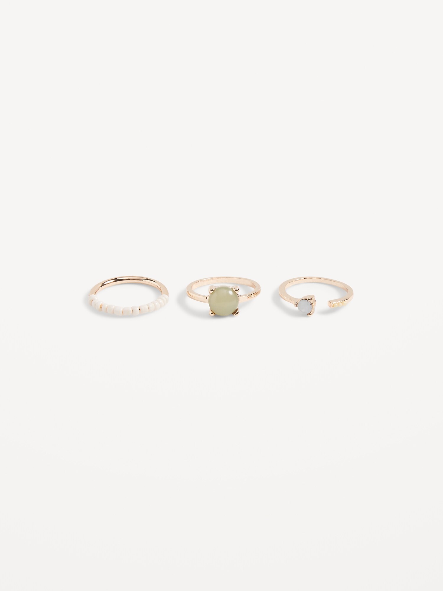 Gold Tone Rings 3 Pack For Women Old Navy Gold Tone Rings 3 Pack For Women Old Navy
