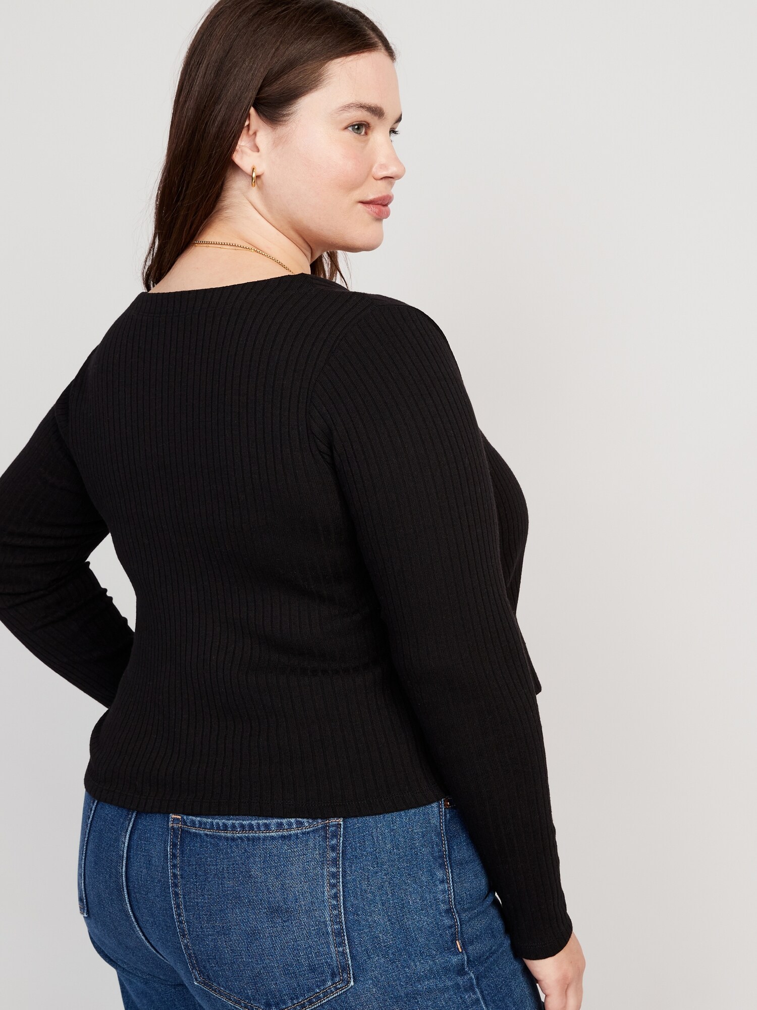 Rib-Knit Matching Single-Button Cardigan Sweater for Women | Old Navy