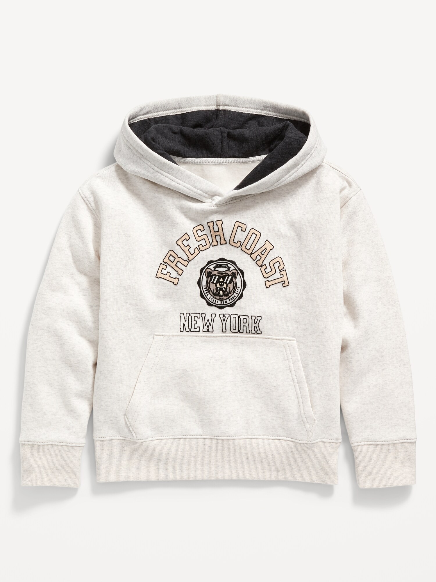 Gender-Neutral Graphic Lined Pullover Hoodie for Kids | Old Navy