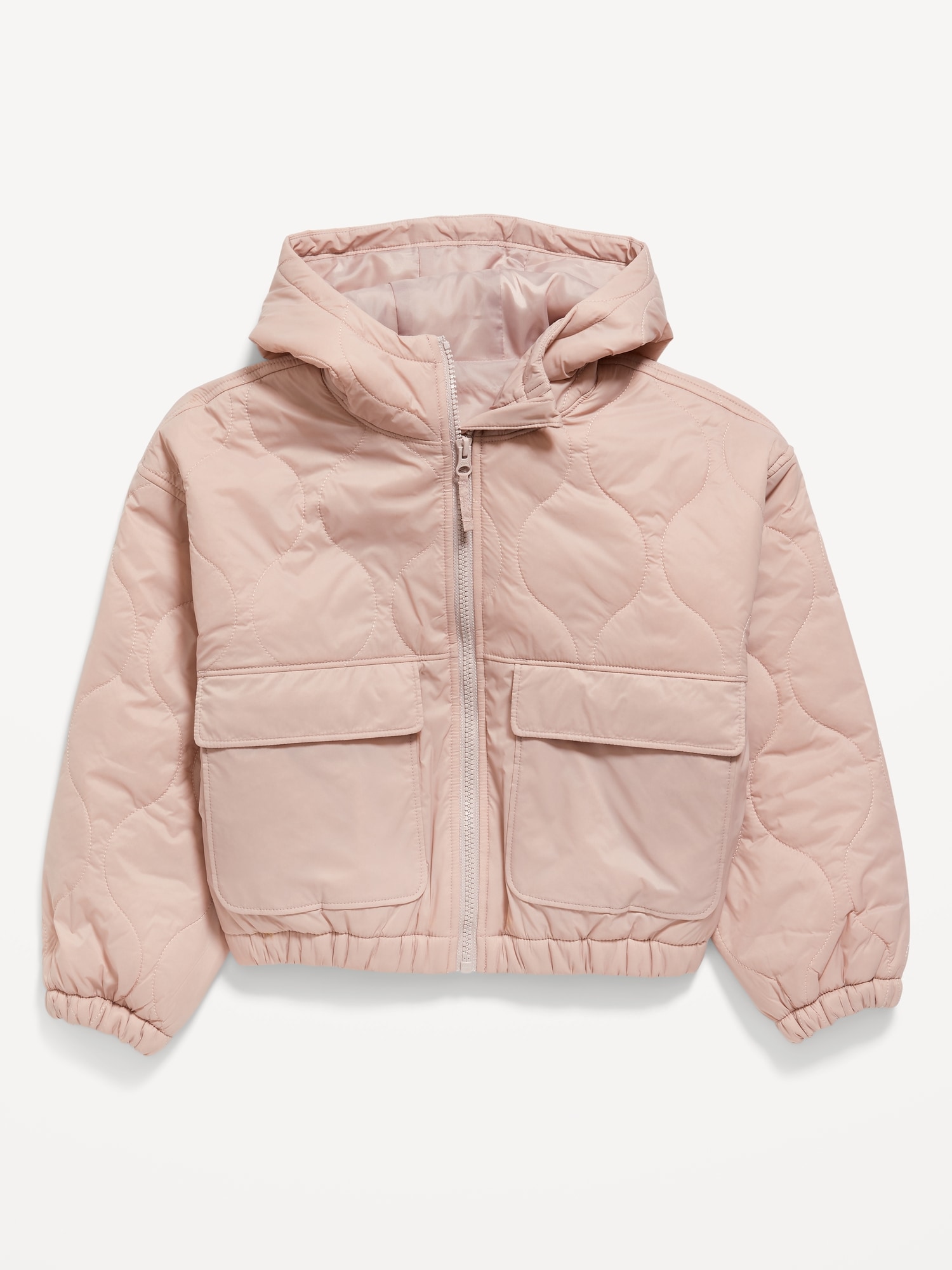 Hooded Water-Resistant Quilted Jacket for Girls | Old Navy