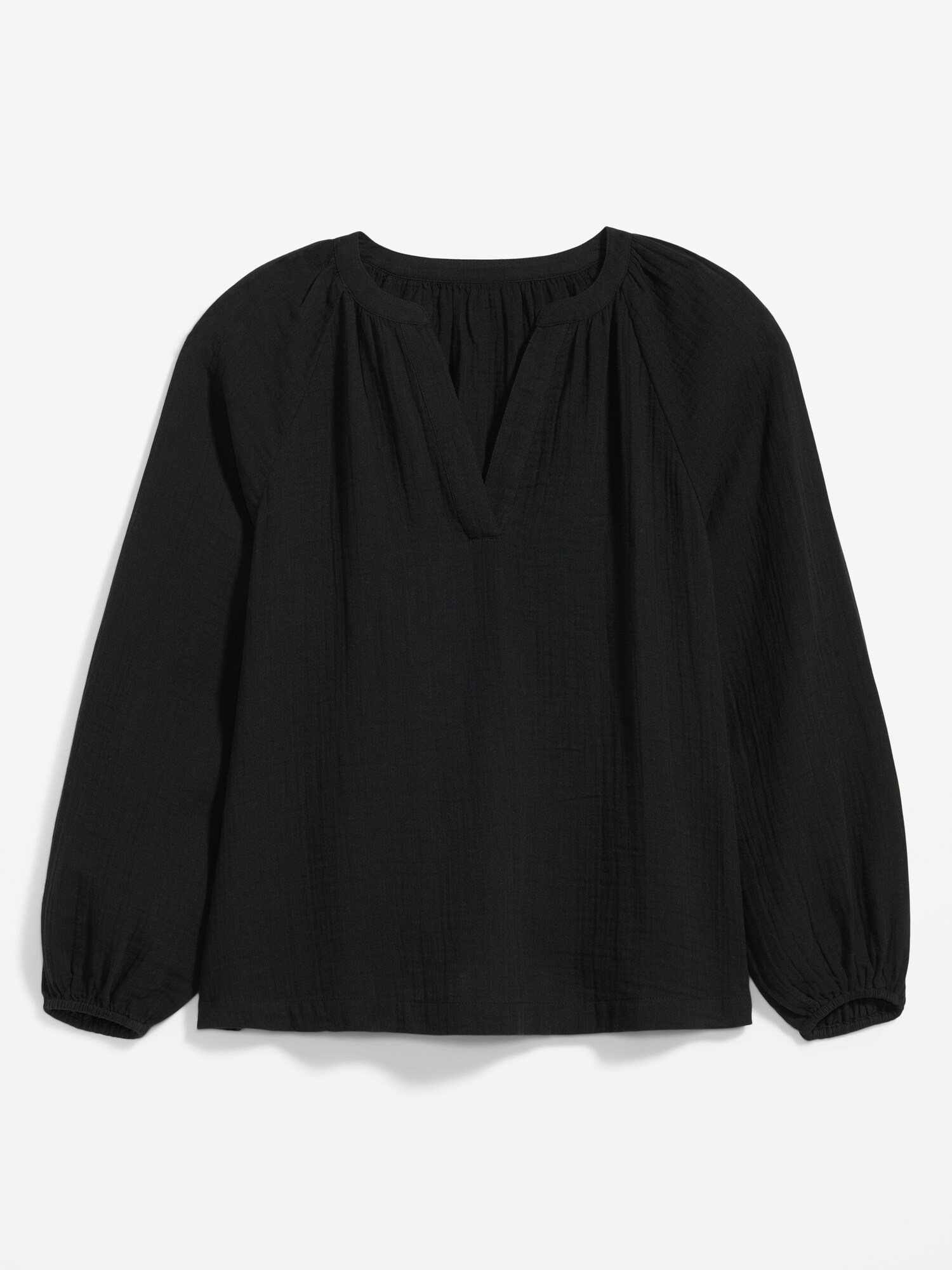 Split-Neck Blouse | Old Navy