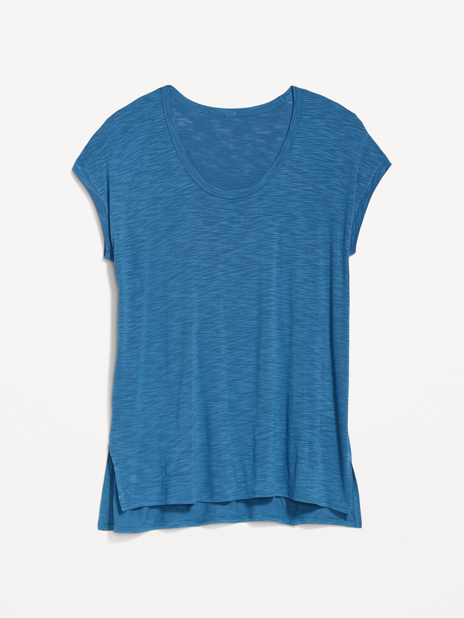 Luxe Voop-Neck Tunic T-Shirt | Old Navy