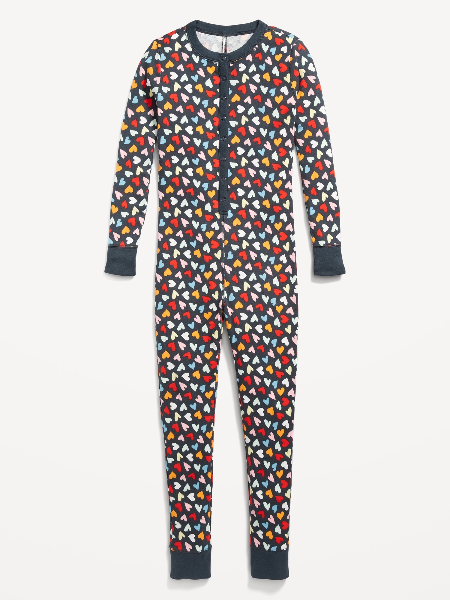 Gender-Neutral Matching Print Snug-Fit One-Piece Pajamas for Kids | Old ...