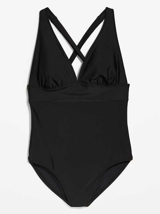 Matching V Neck One Piece Swimsuit For Women Old Navy