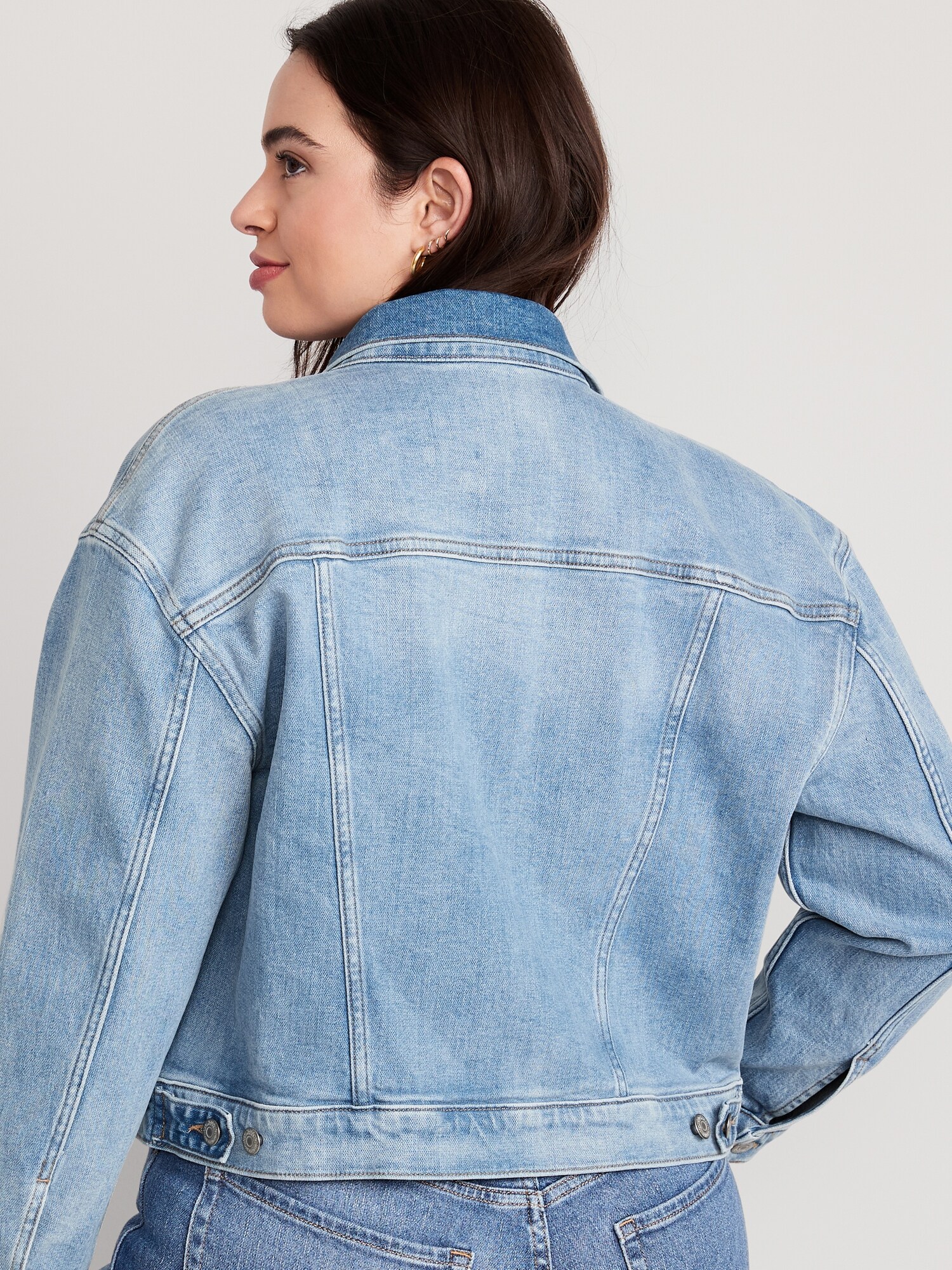 Cropped Jean Jacket | Old Navy