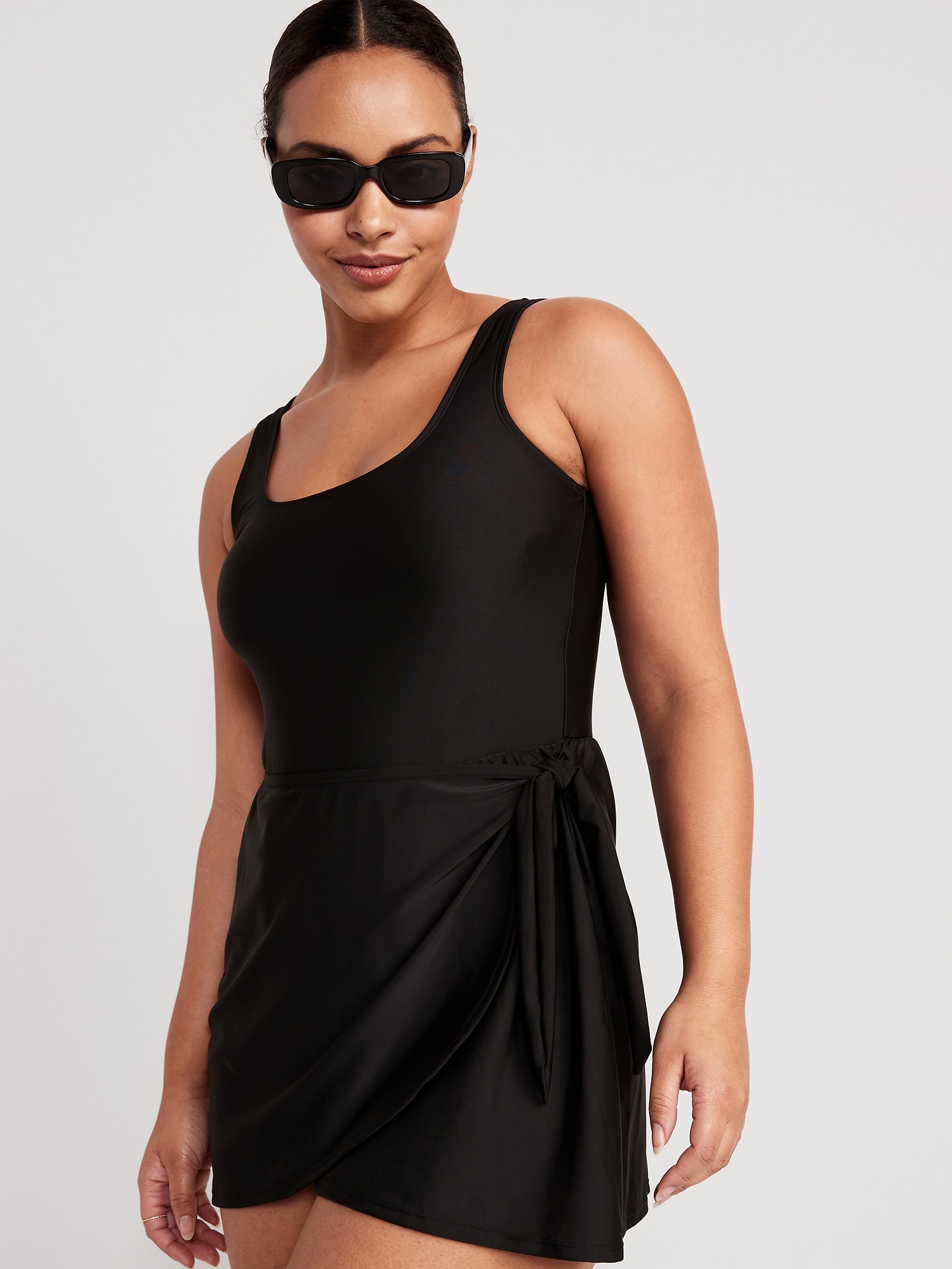 Robe maillot de bain à devant croisé pour Femme | Old Navy