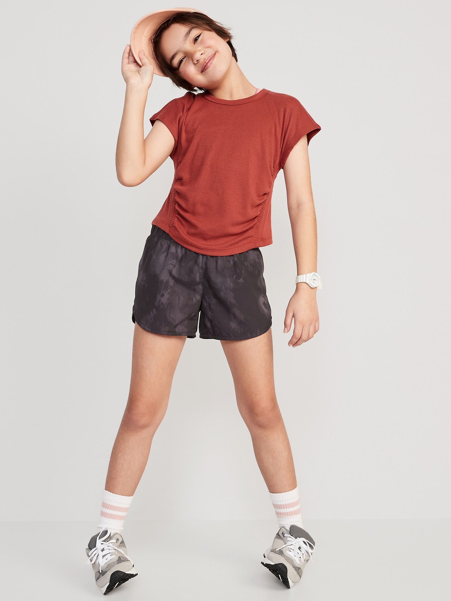 Dolphin-Hem Run Shorts for Girls | Old Navy