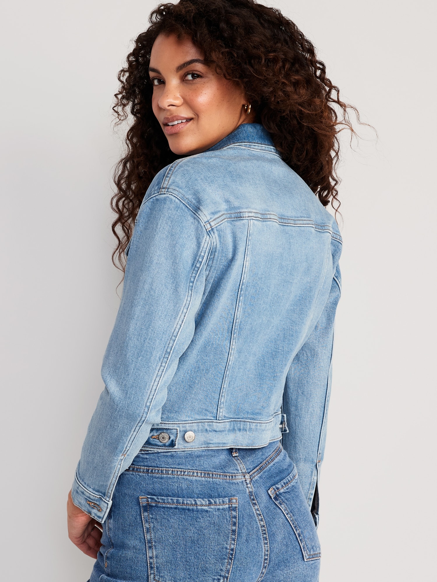 Cropped Jean Jacket | Old Navy