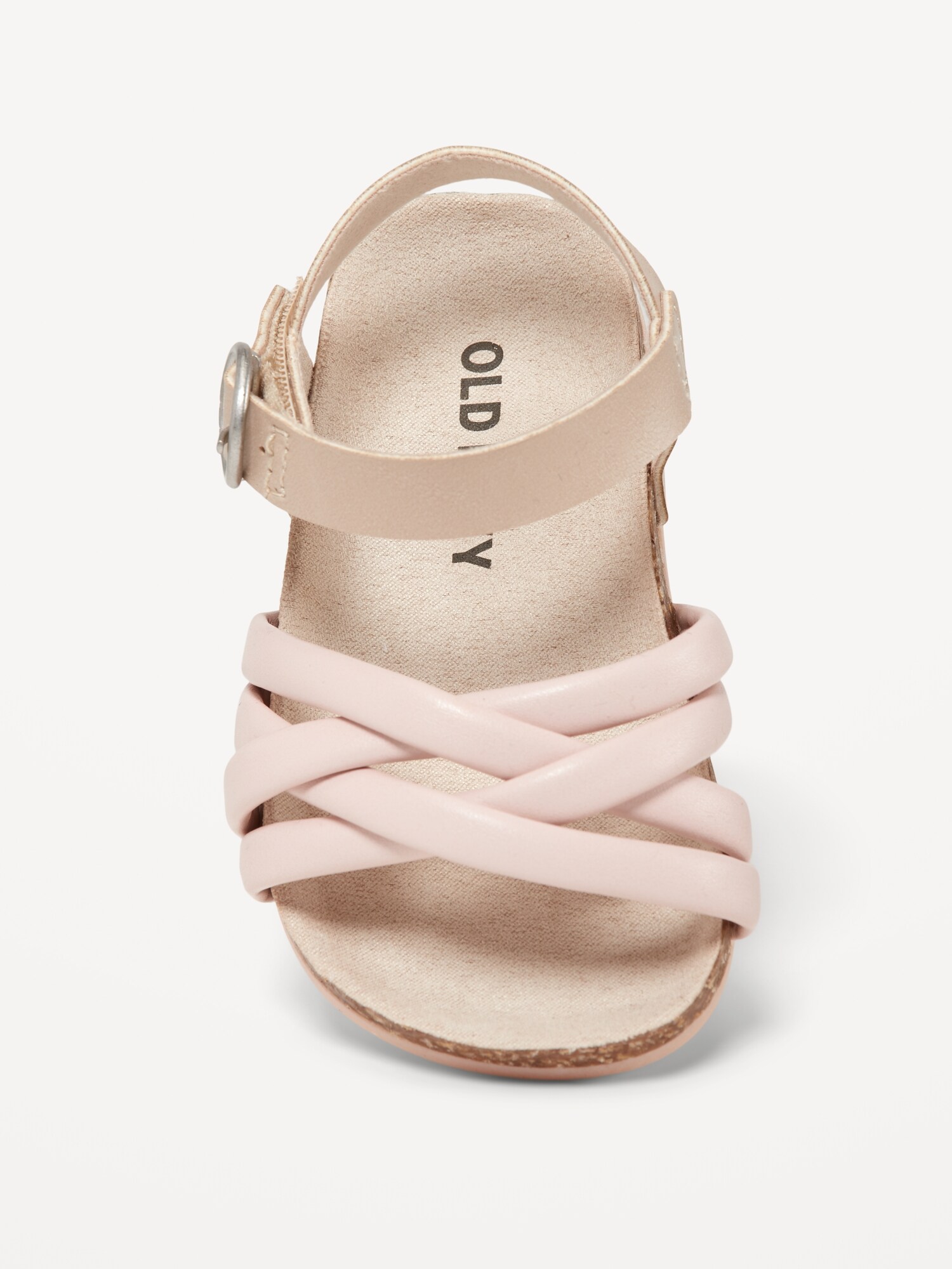 Strappy Faux-Leather Puff Sandals for Baby | Old Navy