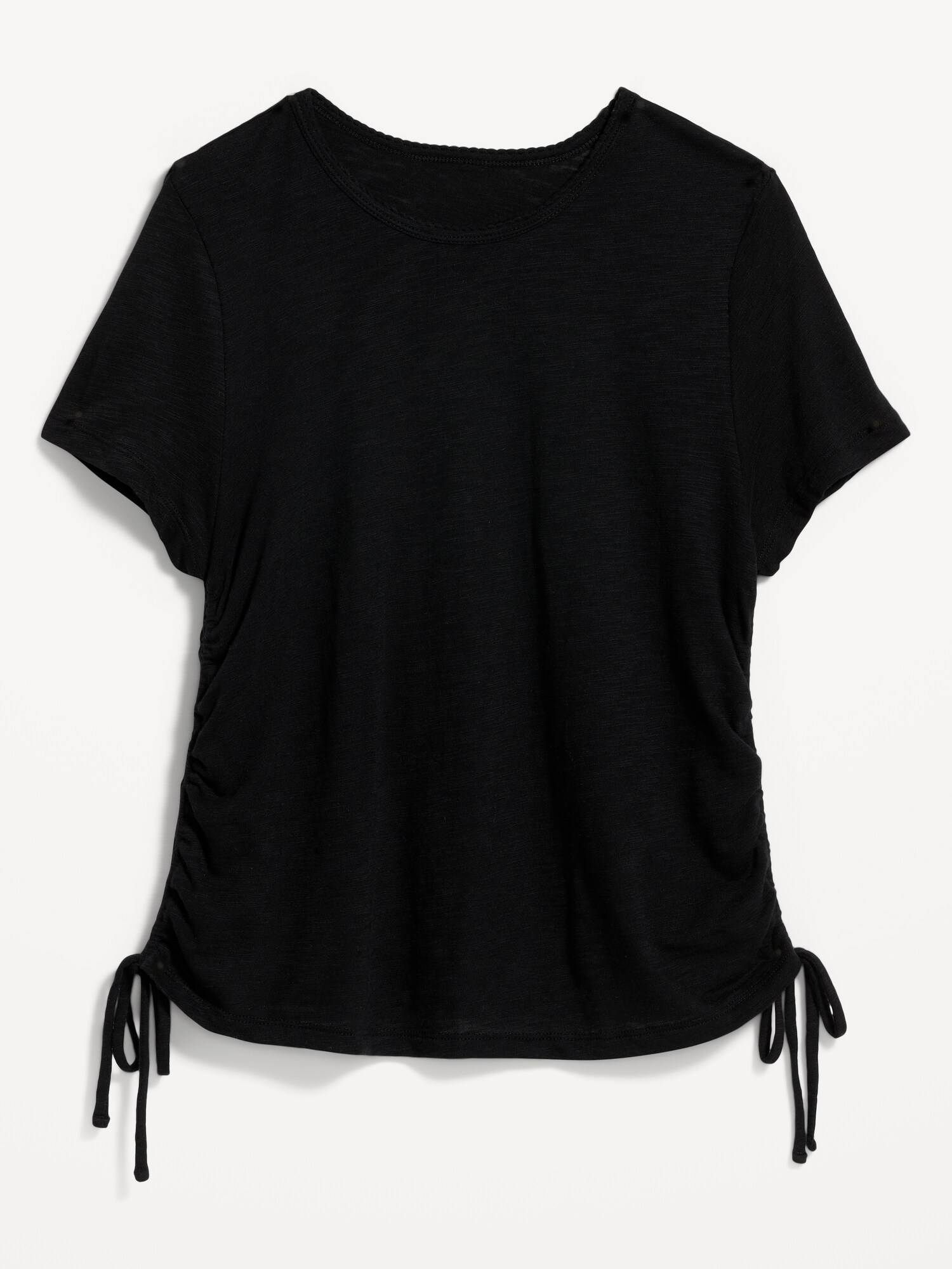 Side-Tie Slub-Knit Top | Old Navy