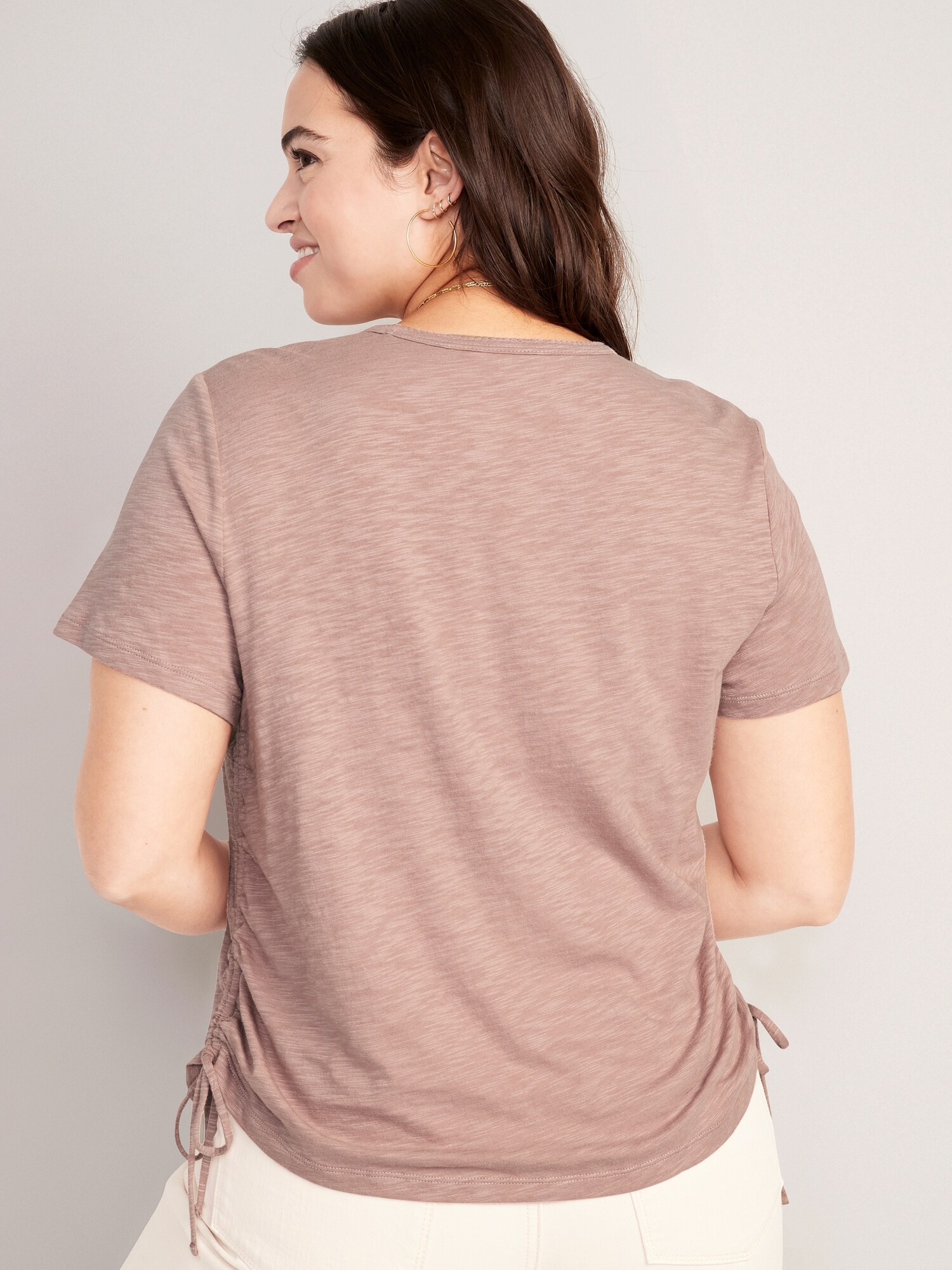Side-Tie Slub-Knit Top for Women | Old Navy