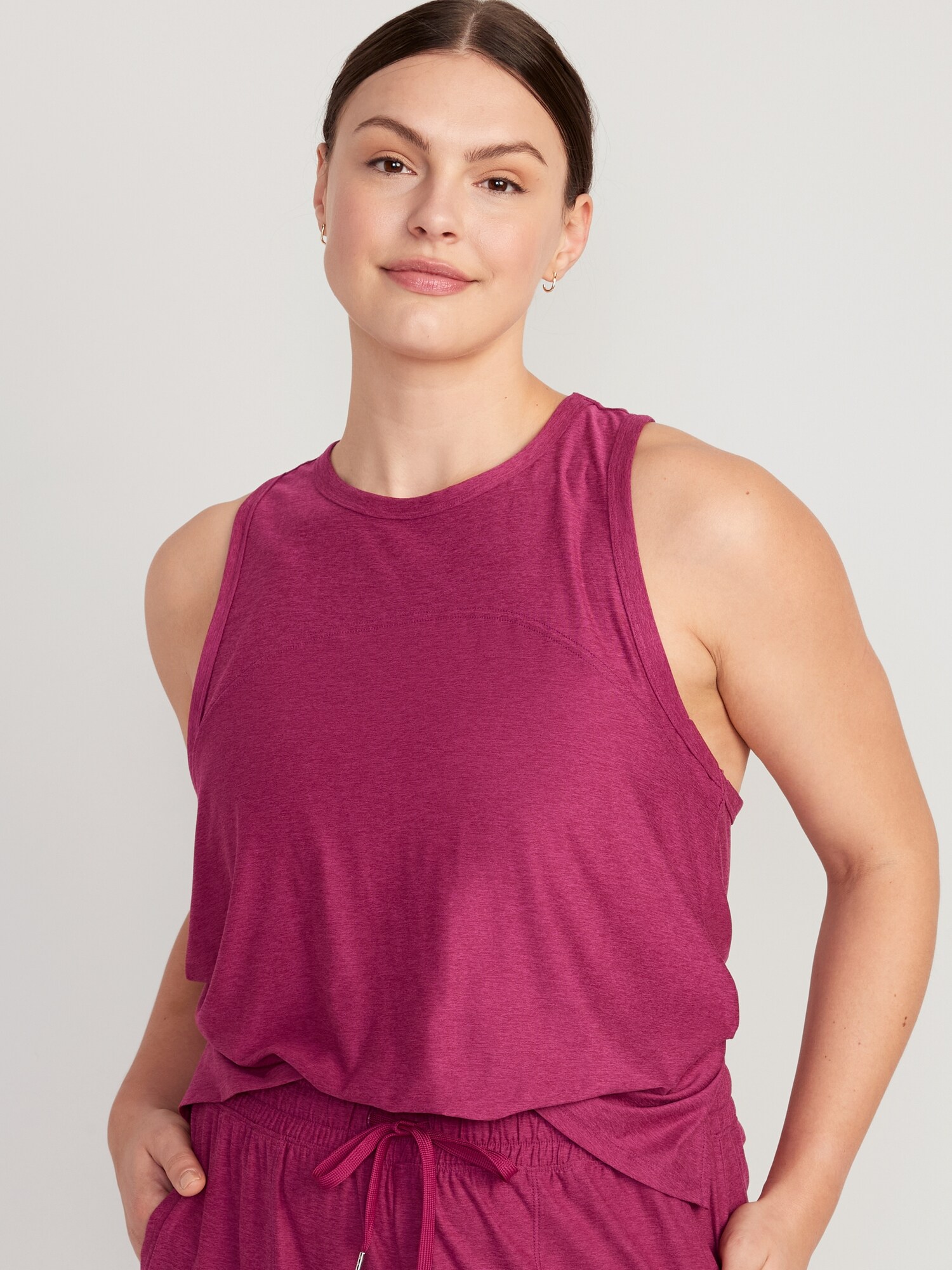 CloudMotion Slub-Knit Tank Top | Old Navy