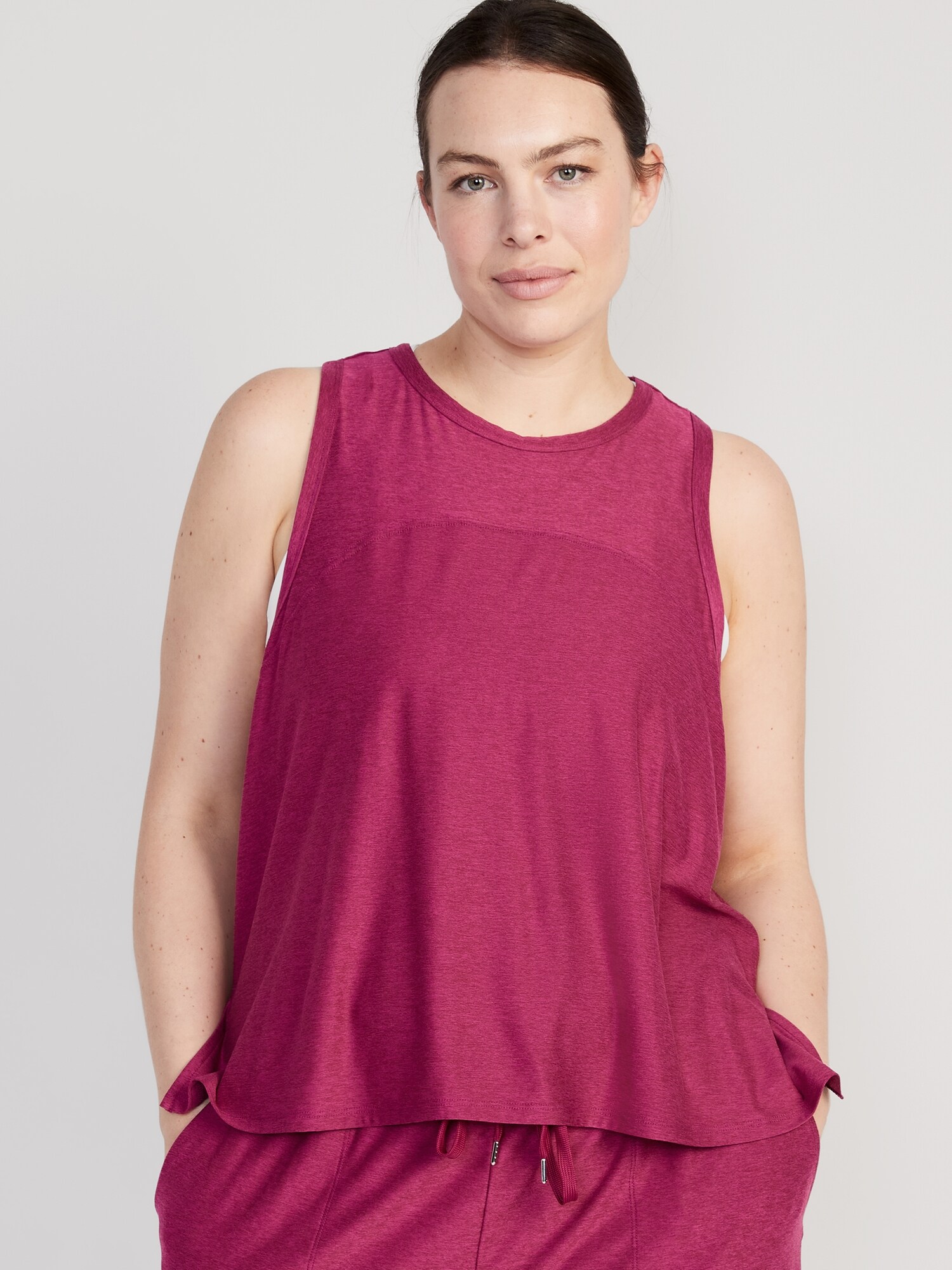 CloudMotion Slub-Knit Tank Top | Old Navy