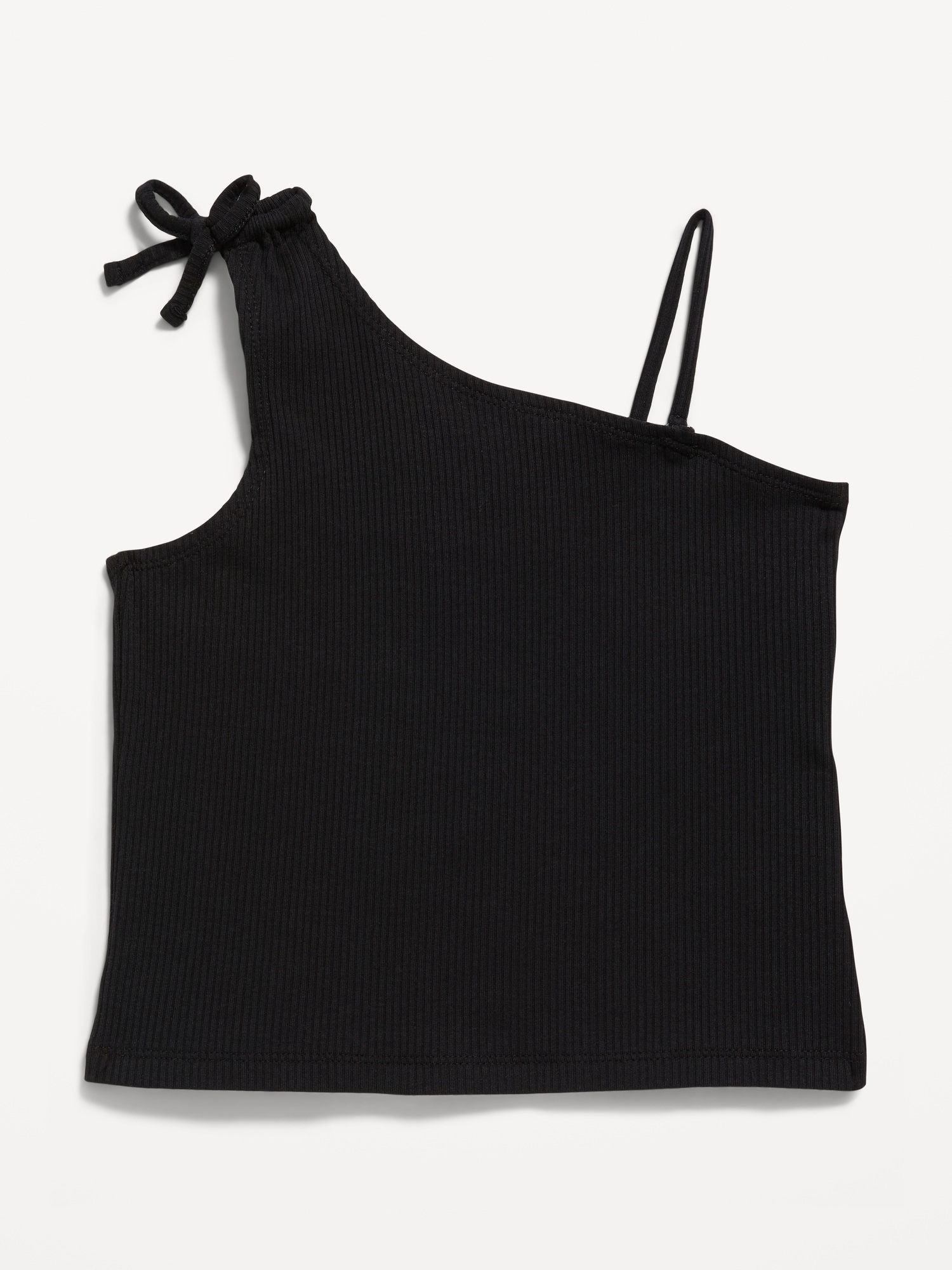 Rib-Knit One-Shoulder Tank Top for Girls | Old Navy