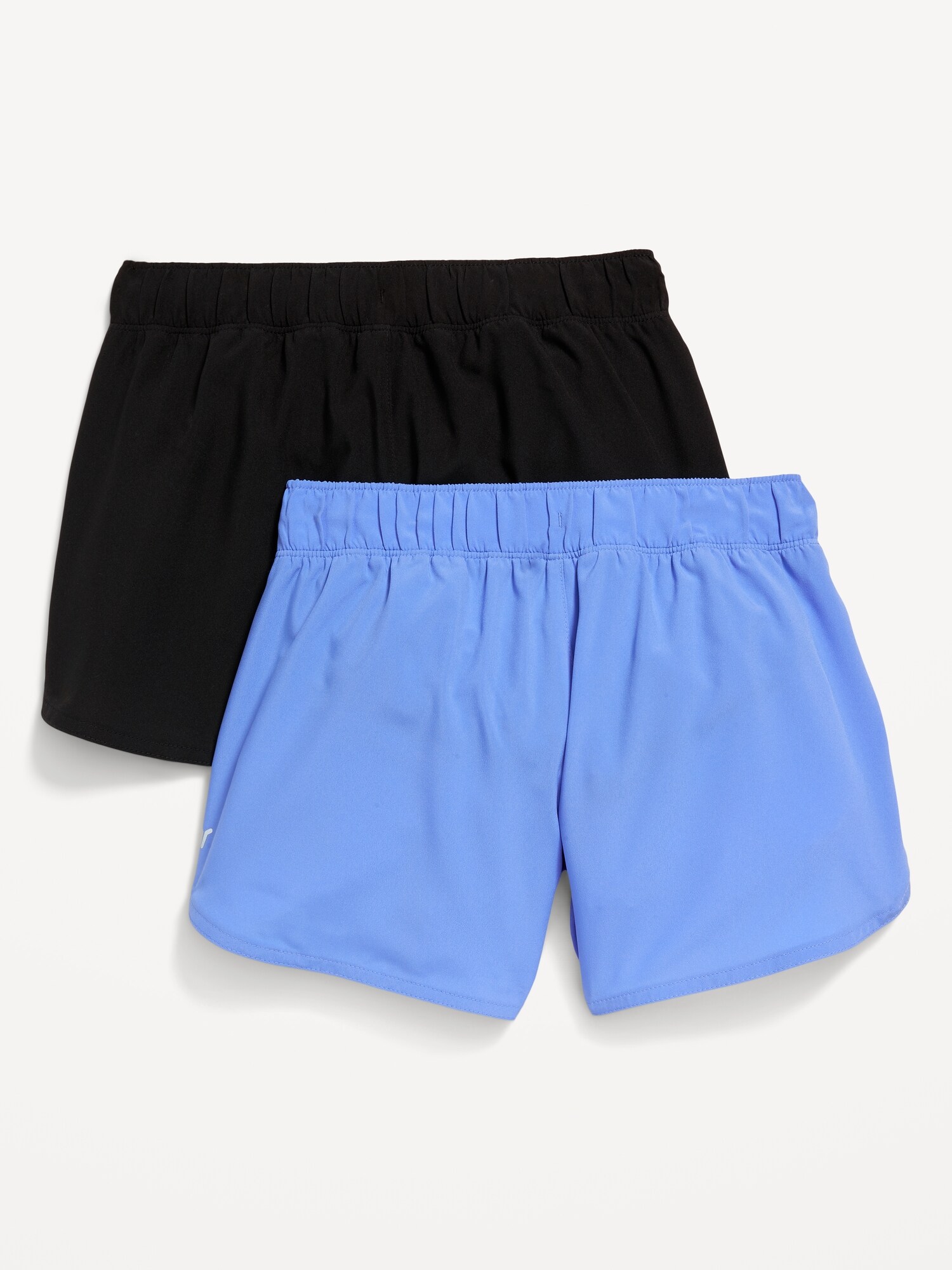 Ruffle-Front Dolphin-Hem Run Shorts 2-Pack for Girls | Old Navy