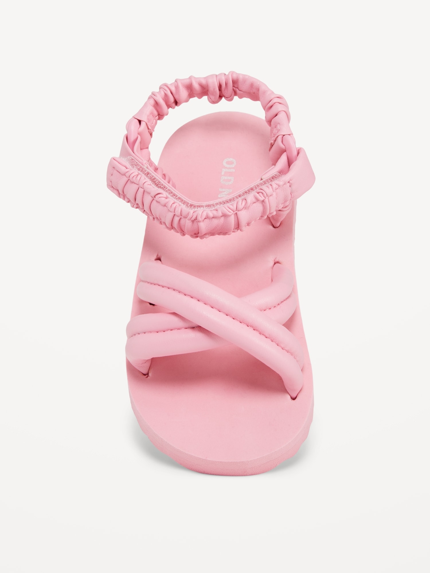 Cross-Strap Puffy Sandals for Toddler Girls | Old Navy