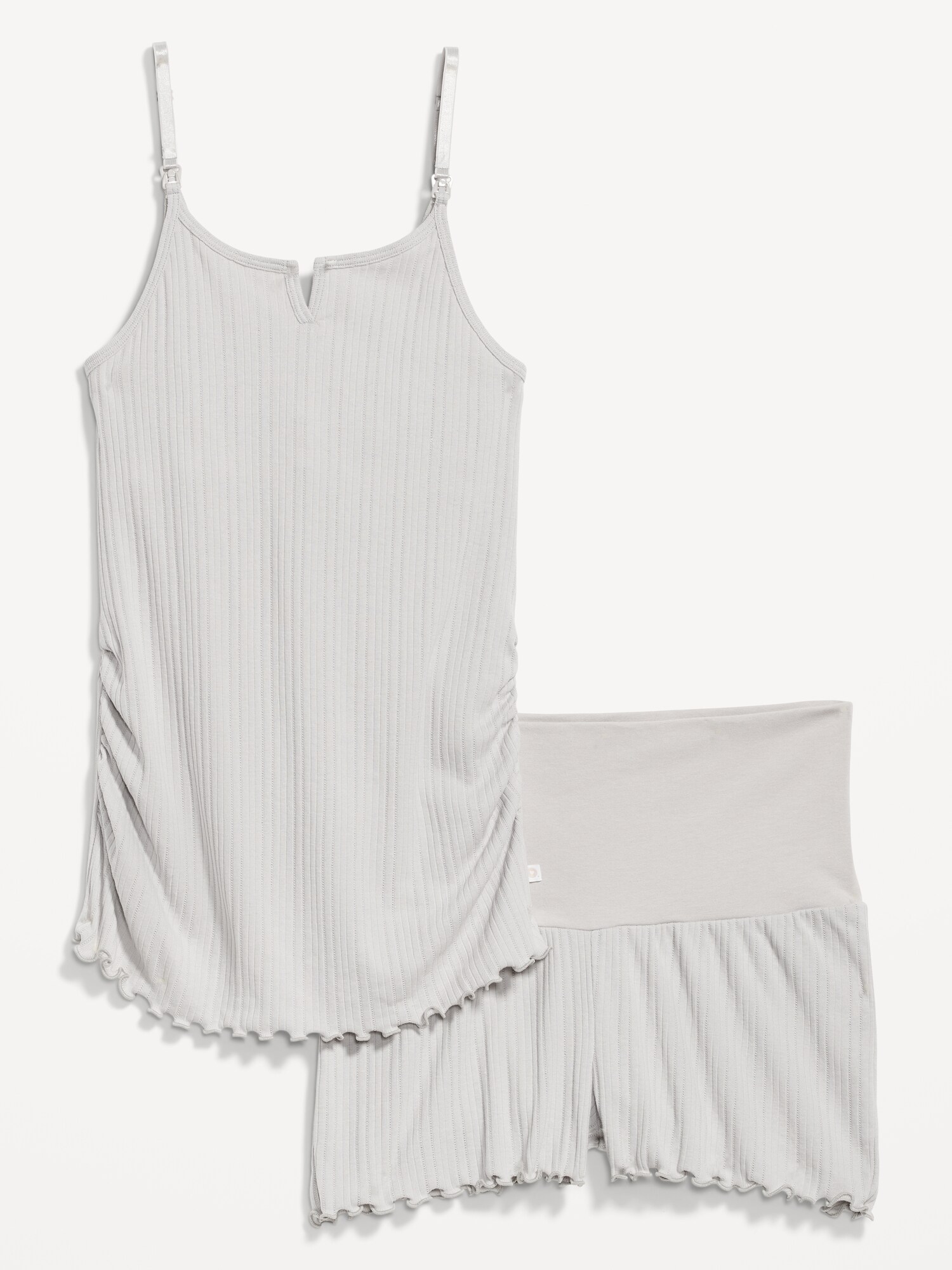 Maternity Pointelle-Knit Pajama Cami Top and Shorts Set | Old Navy