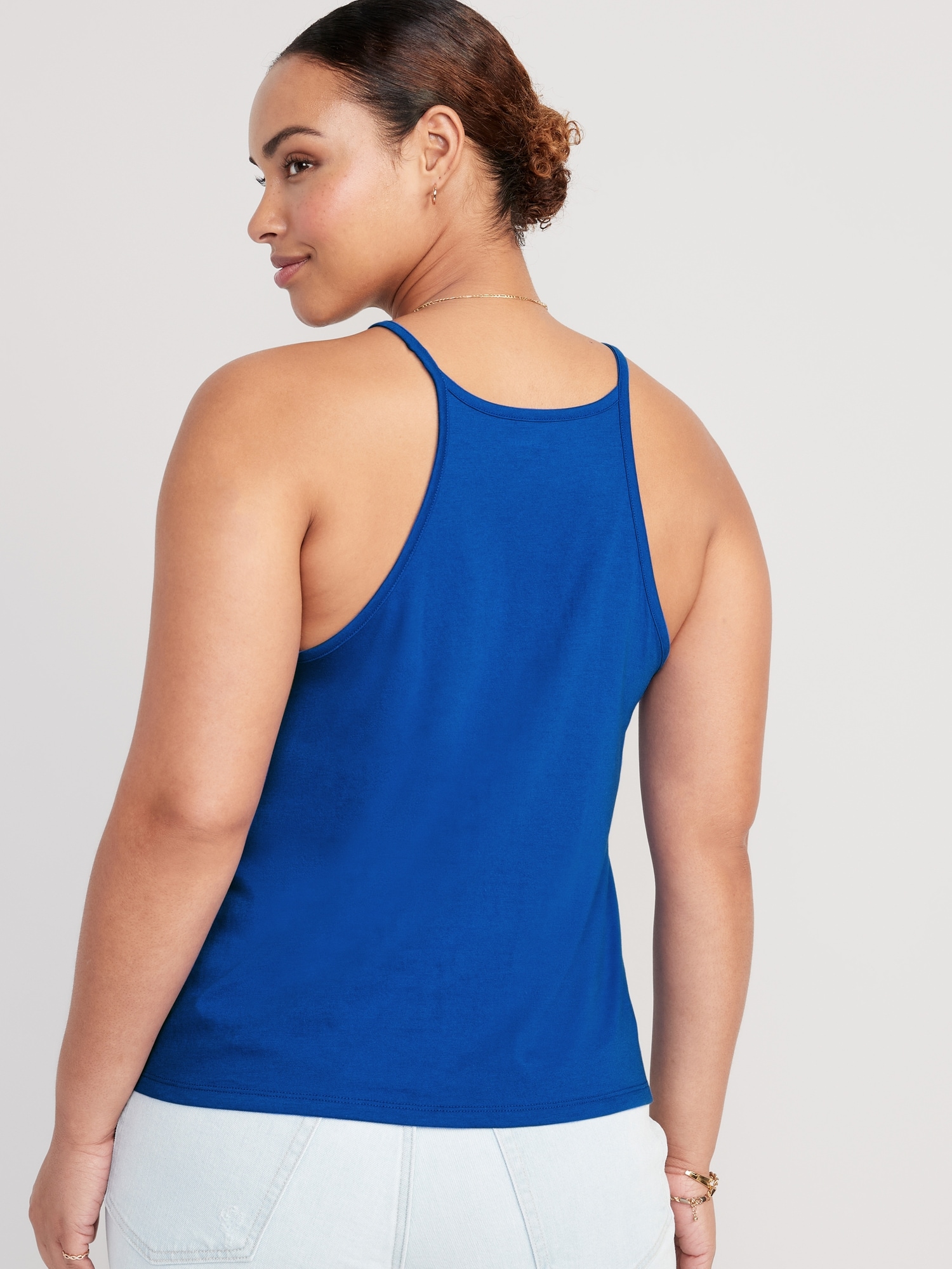 Relaxed Halter Tank Top | Old Navy