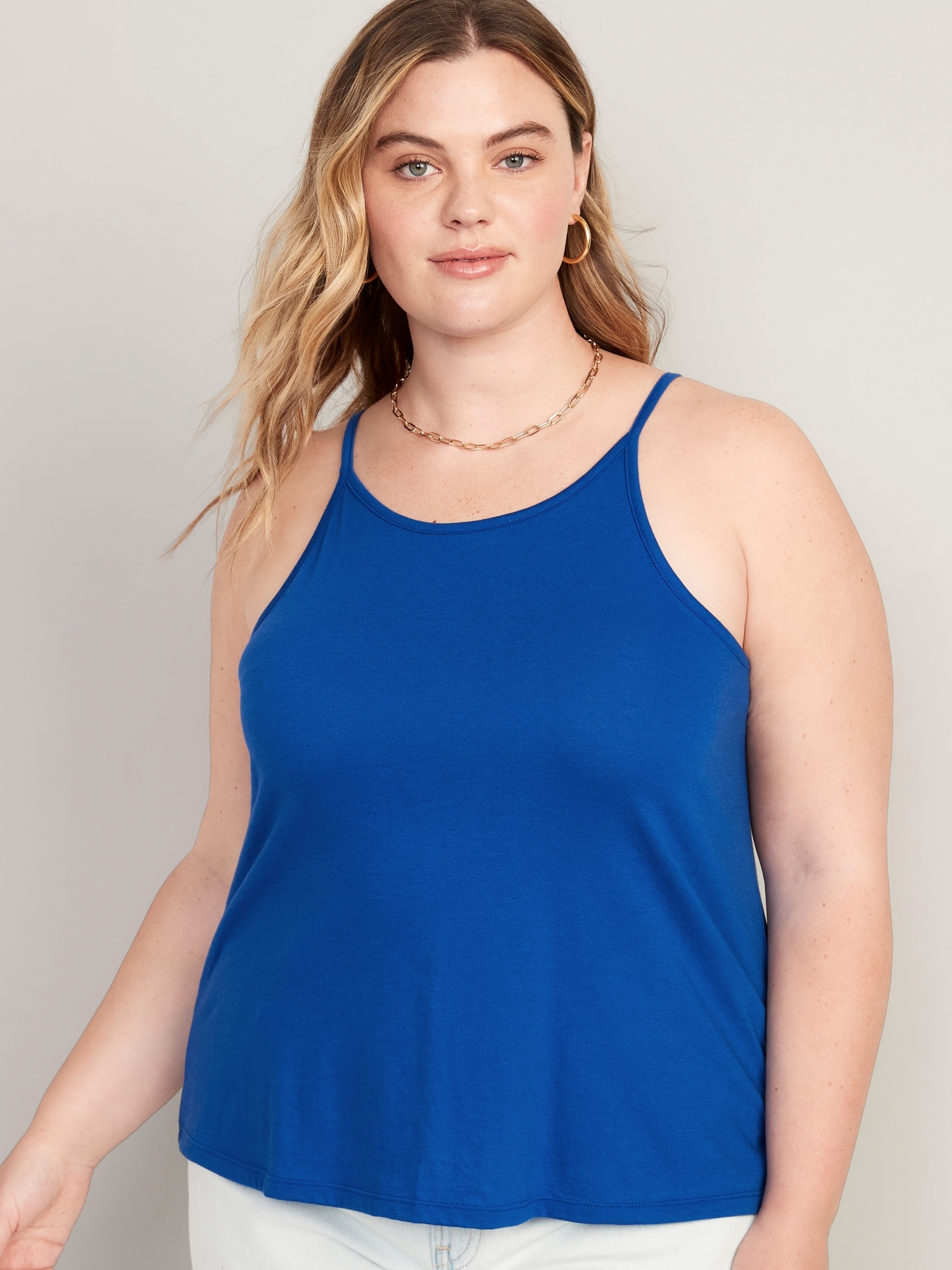 Relaxed Halter Tank Top | Old Navy