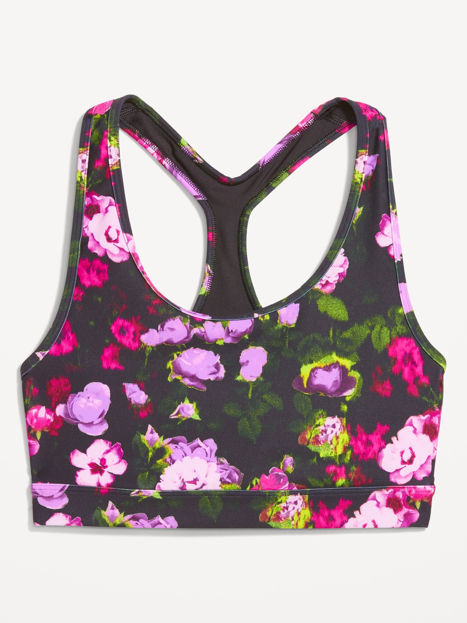 Medium-Support PowerSoft Racerback Sports Bra for Women | Old Navy