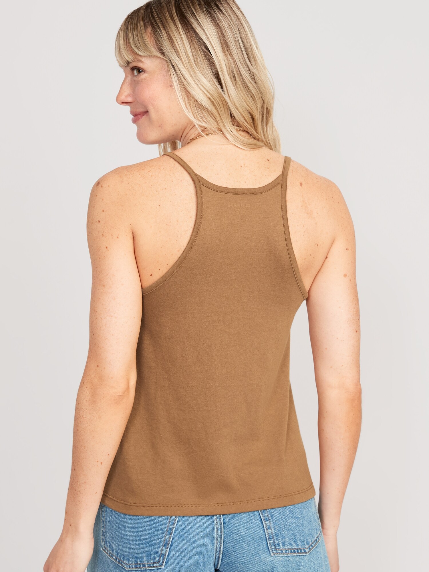 Relaxed Halter Tank Top | Old Navy