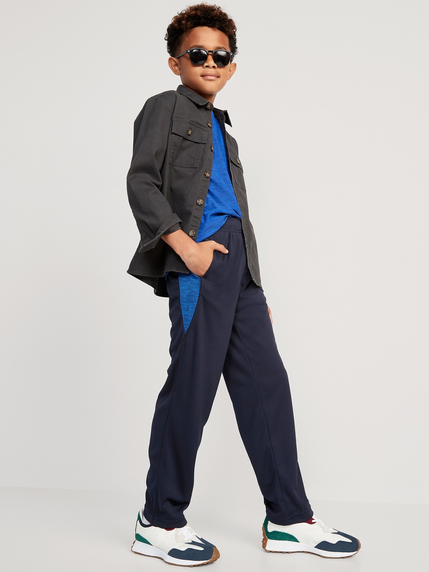 Go-Dry Mesh Track Pants For Boys | Old Navy