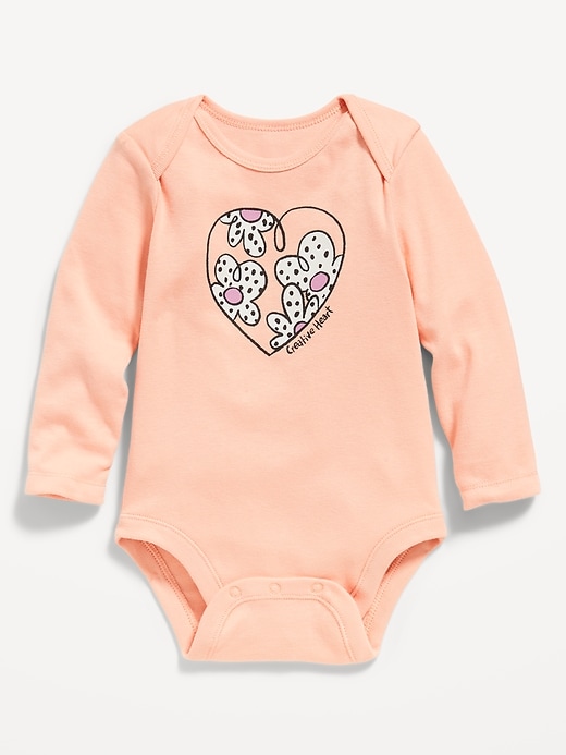 Cache-couche à manches longues à imprimé unisexe pour Bébé | Old Navy