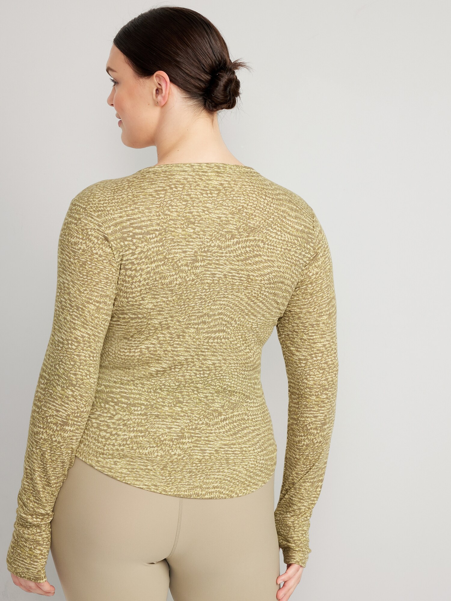 UltraLite Fitted Rib-Knit Top | Old Navy