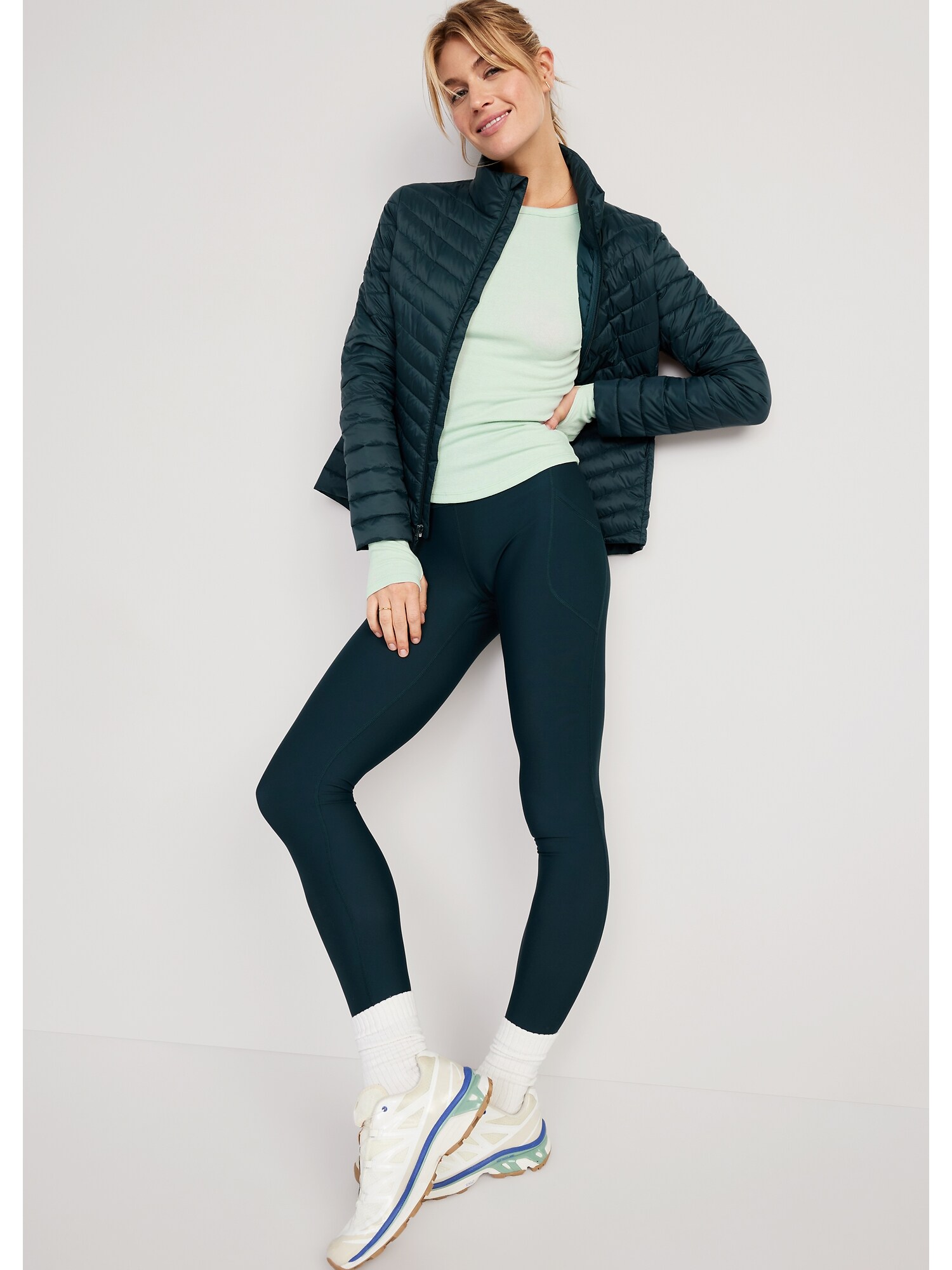 UltraLite Fitted Rib-Knit Top | Old Navy