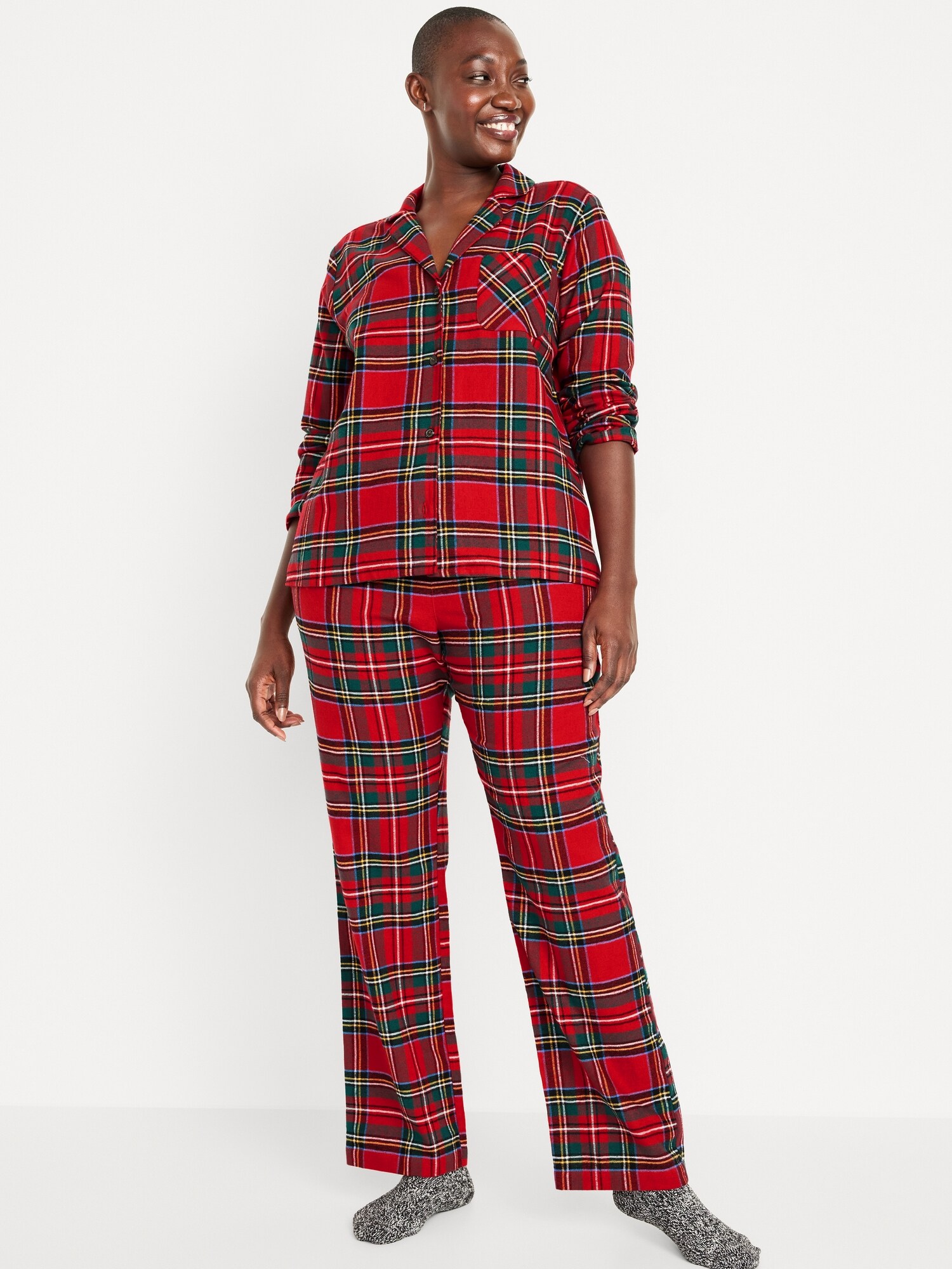 Matching Flannel Pajama Set | Old Navy
