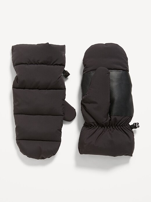 Water-Resistant Puffer Snow Mittens for Men | Old Navy