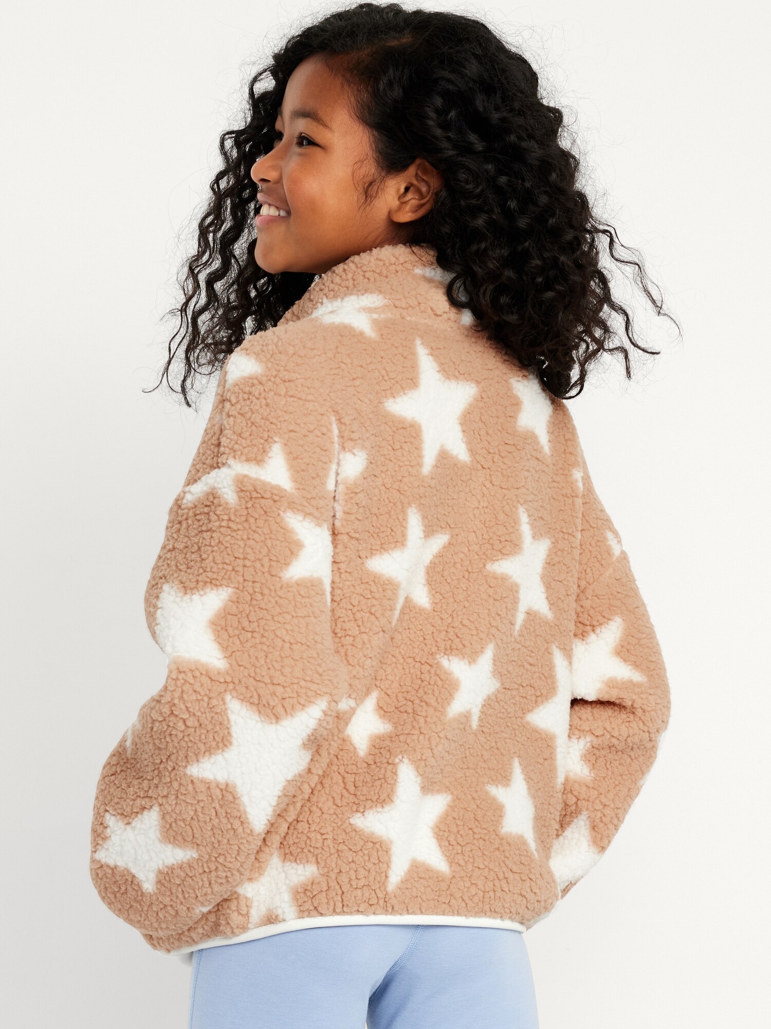 Cozy Sherpa Zip Jacket for Girls | Old Navy