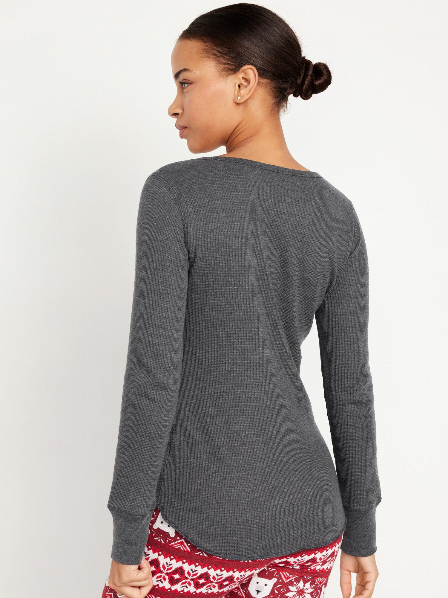 Waffle-Knit Pajama Top for Women | Old Navy