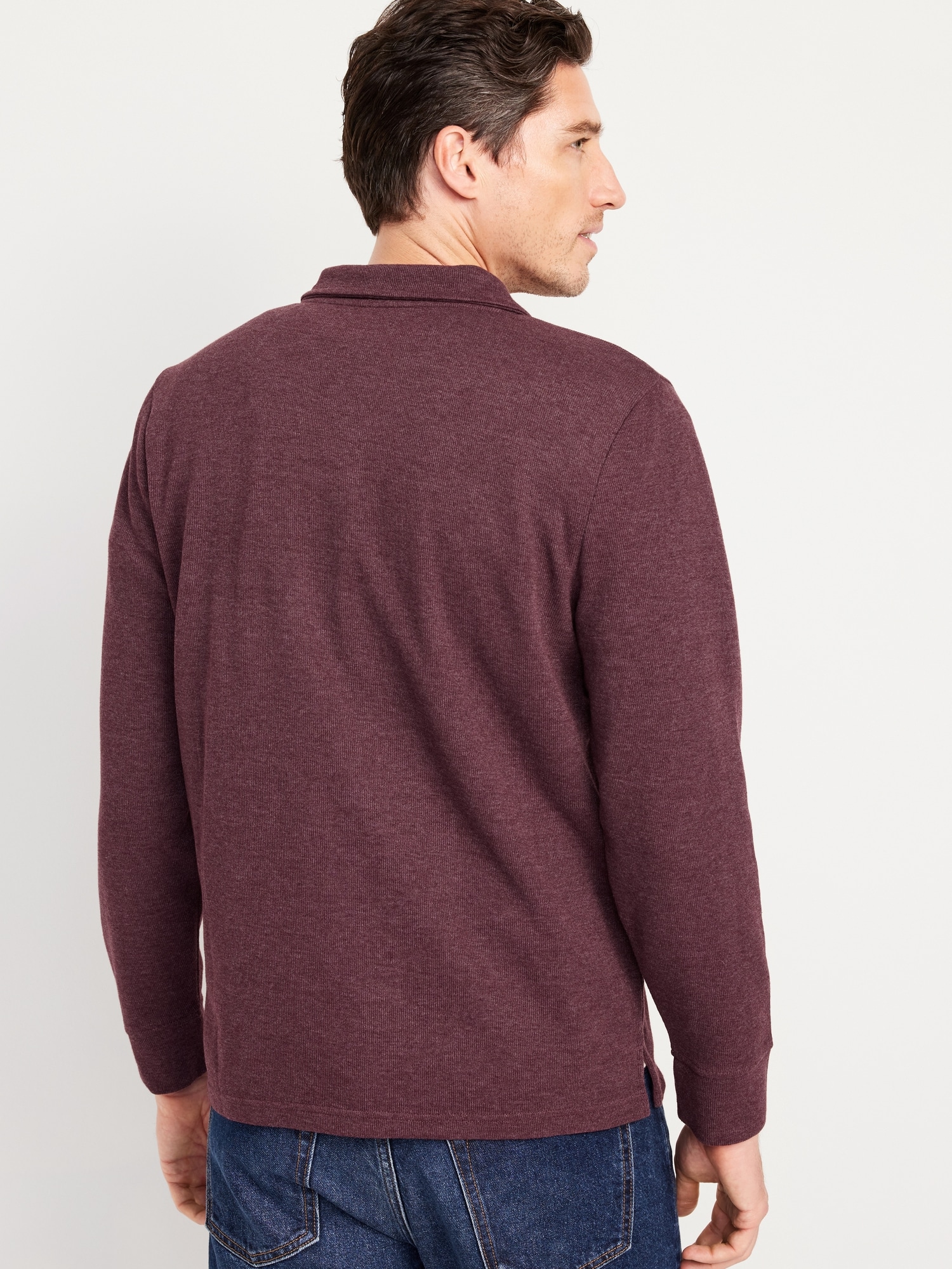 French Rib Polo Sweater | Old Navy