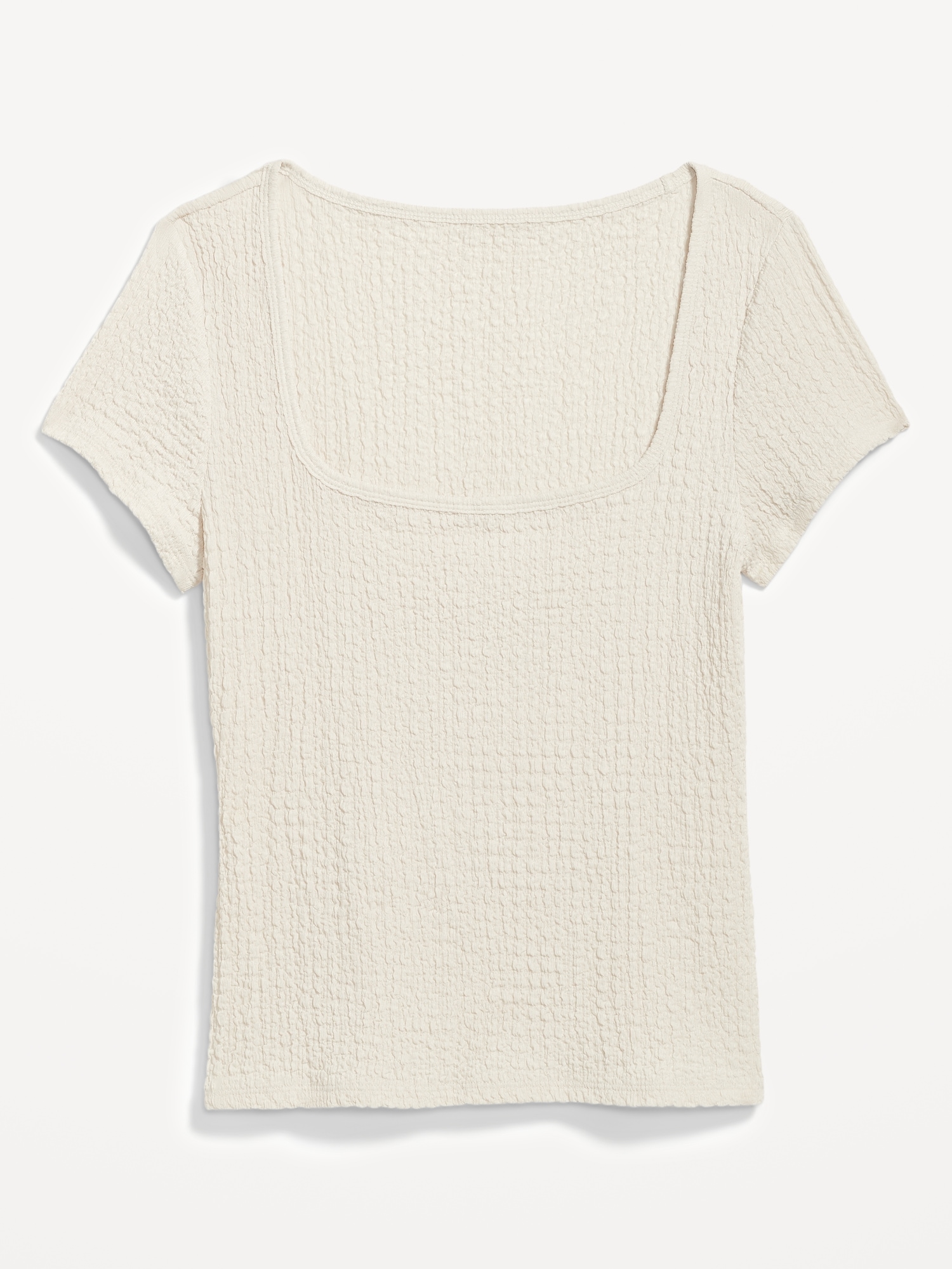 Fitted Square-Neck T-Shirt | Old Navy