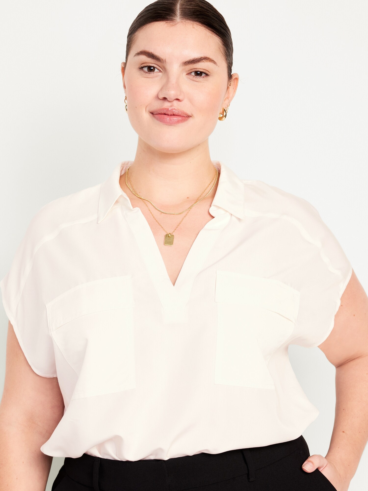 Dolman-Sleeve Utility Top | Old Navy