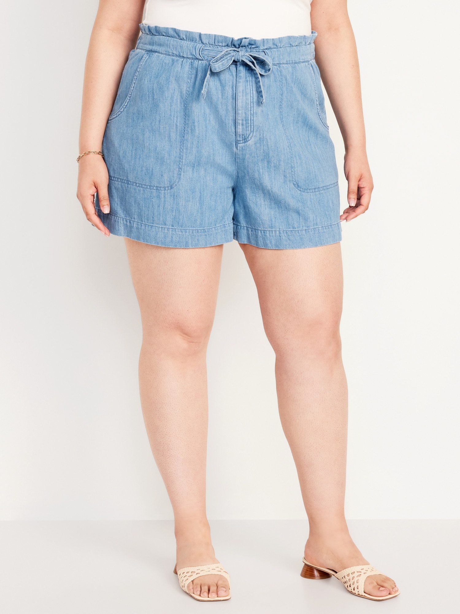 Extra High-Waisted Utility Shorts -- 4-inch inseam | Old Navy