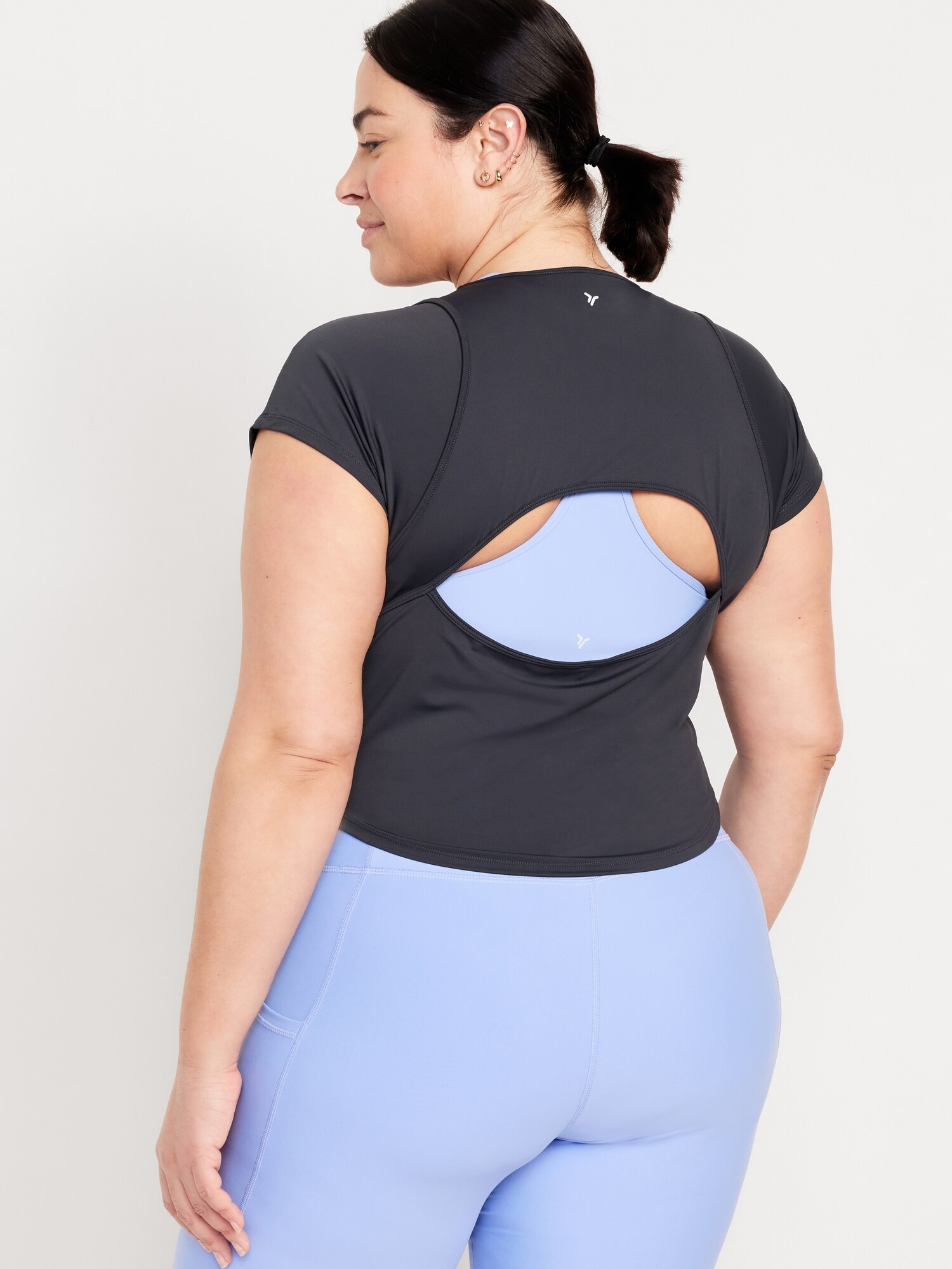 FlowForm Crop Cutout-Back Top | Old Navy