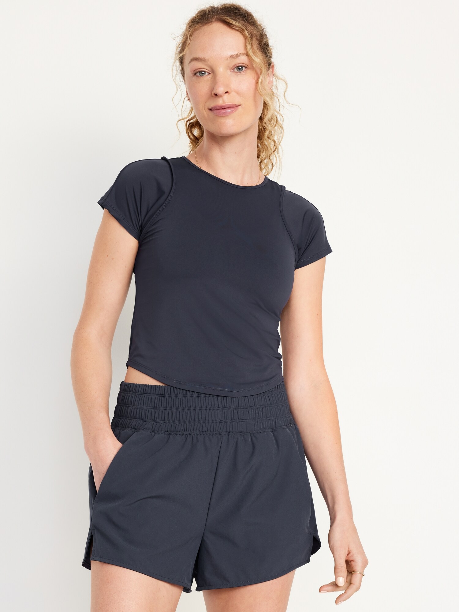 FlowForm Crop Cutout-Back Top | Old Navy