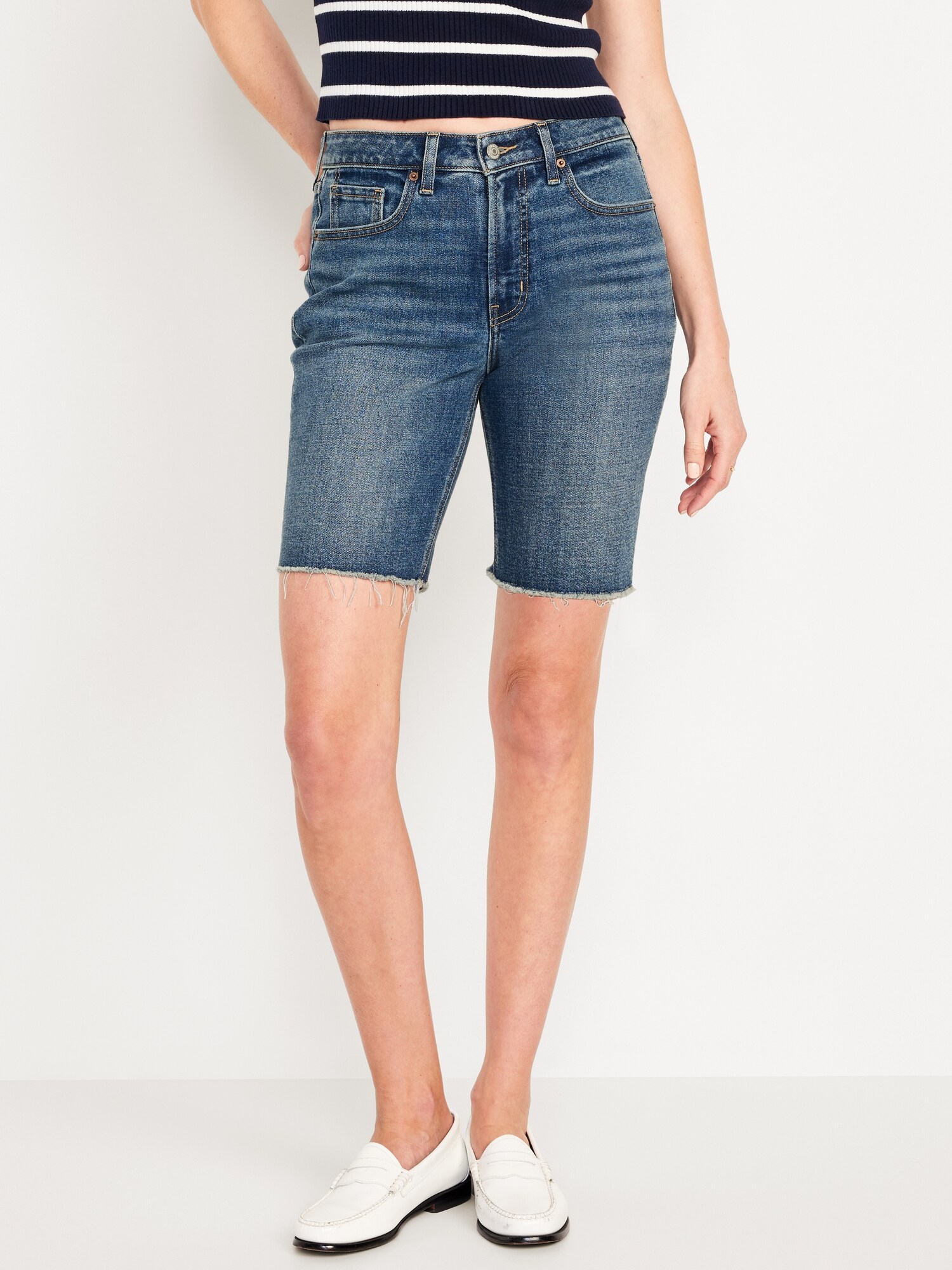 High-Waisted OG Jean Shorts -- 9-inch inseam | Old Navy